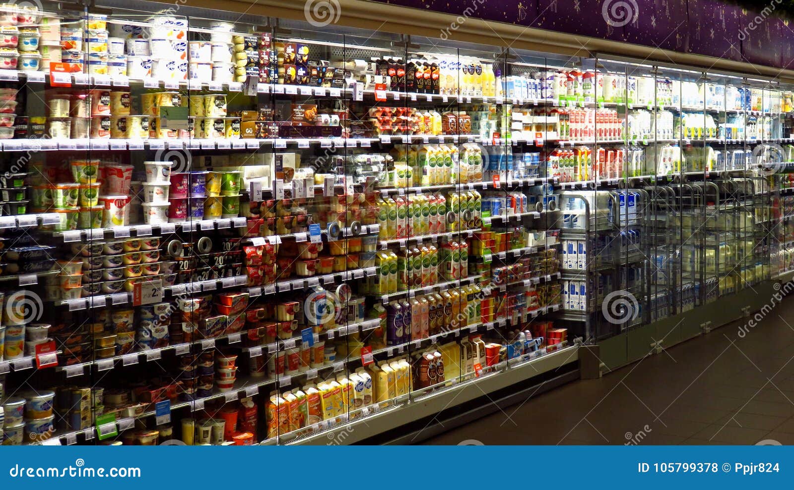 Dairy Section Supermarket Stock Images - Download 388 Royalty Free Photos