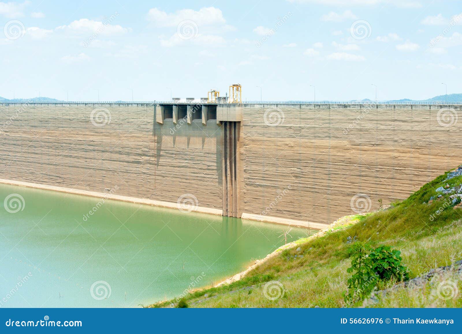 The large dam stock photo. Image of industry, environment - 56626976