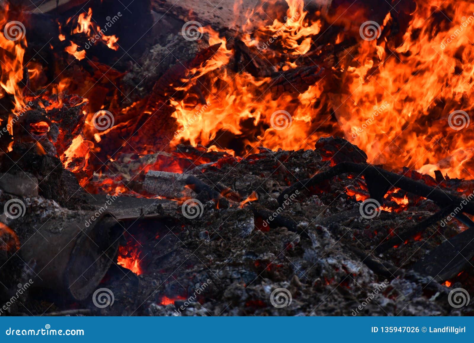 Large and Dangerous Fire Close Up Stock Photo - Image of warm, abstract ...