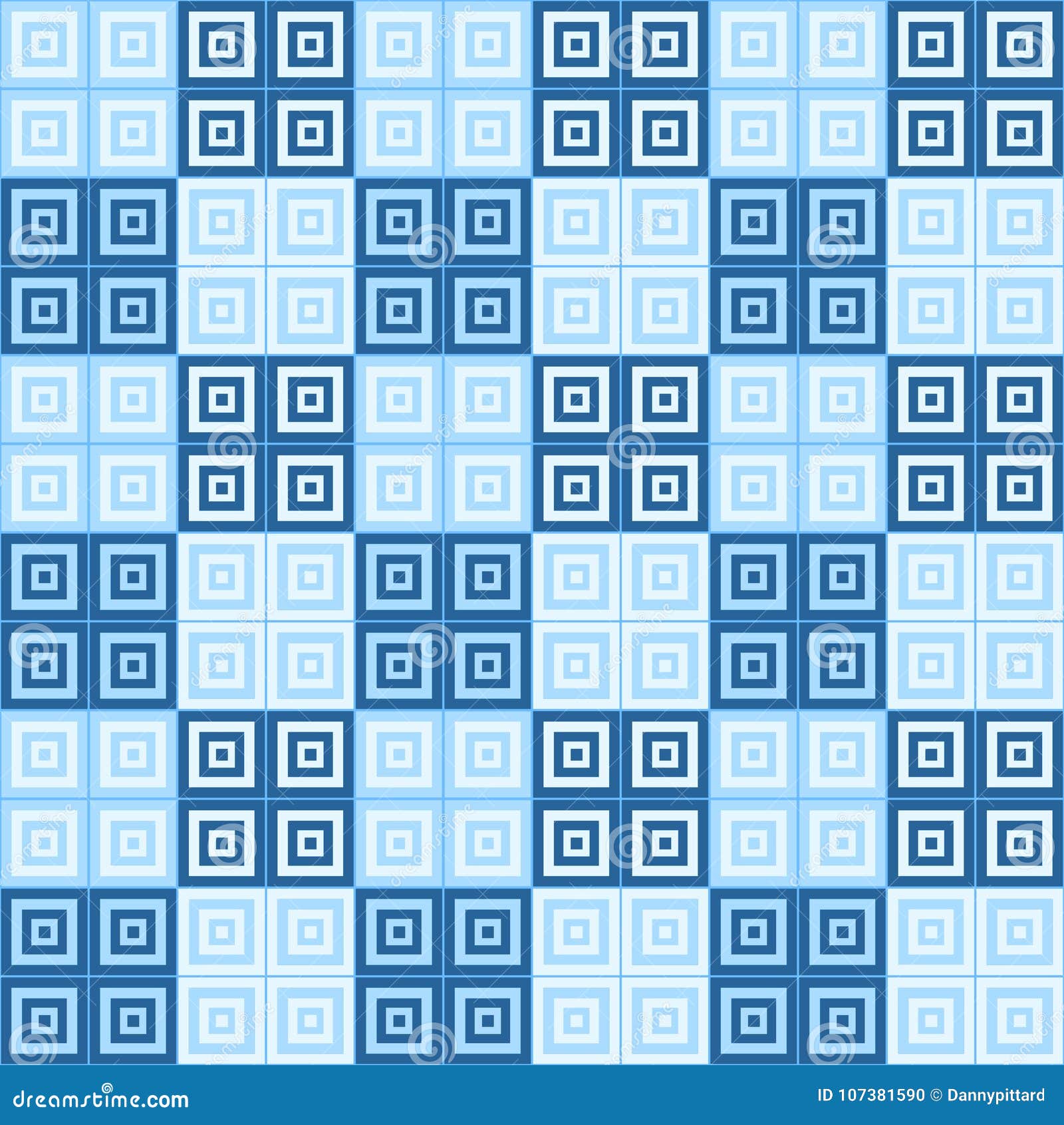 Large Dark and Light Blue Square Cube Pattern Background Stock ...