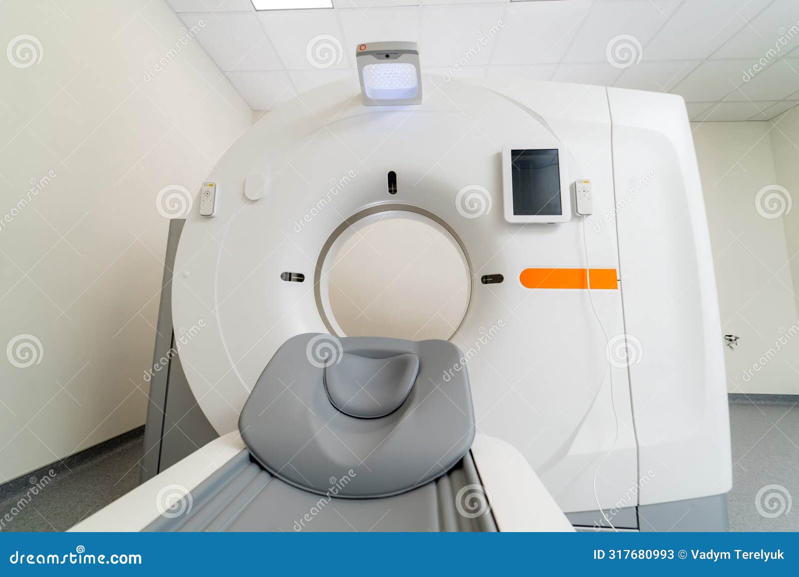 Large Diagnostic Healthcare Device. Computer Hospital Scanning ...