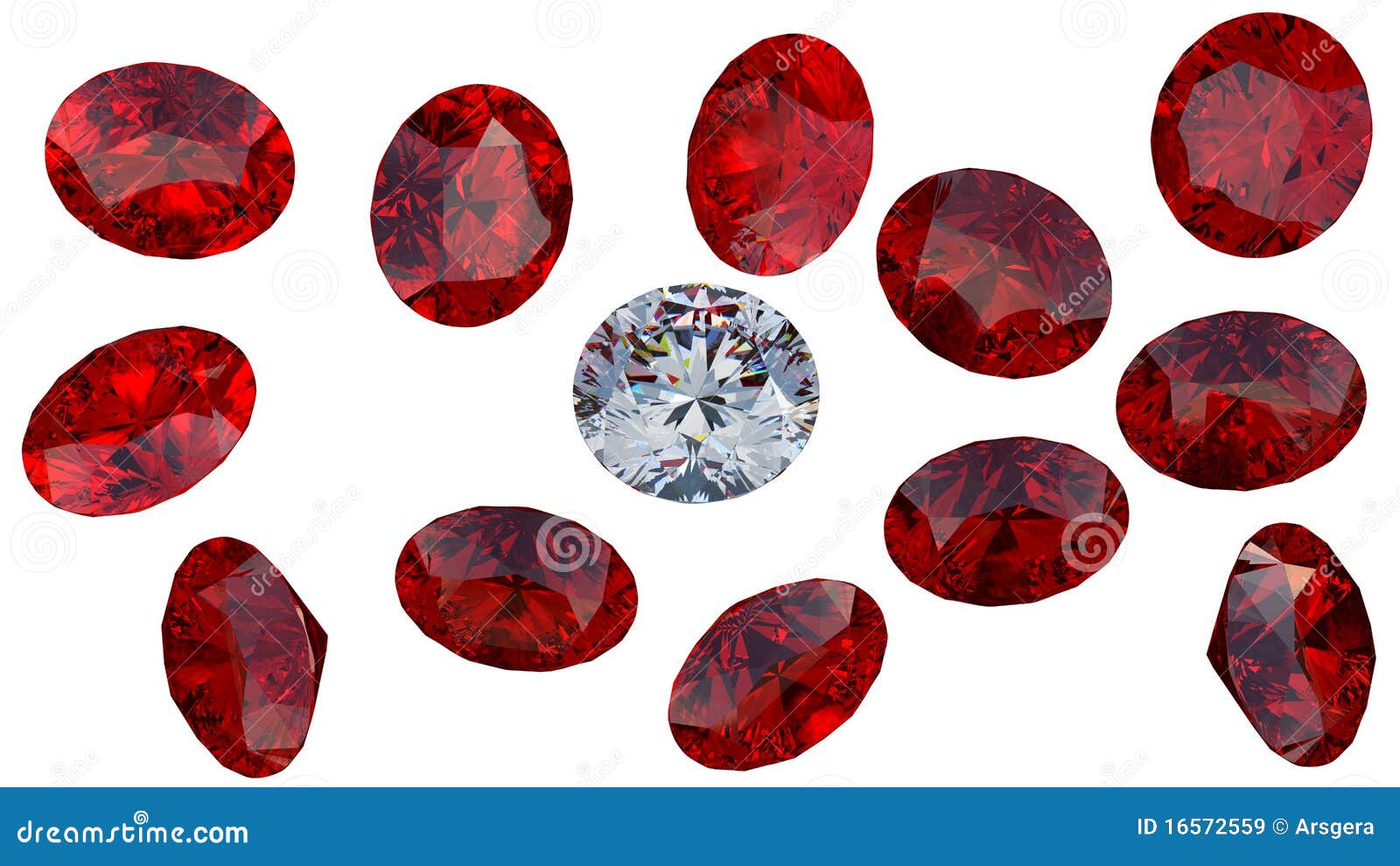 Large Rubies Inlaid Golden Royal Crown Cartoon Vector | CartoonDealer ...