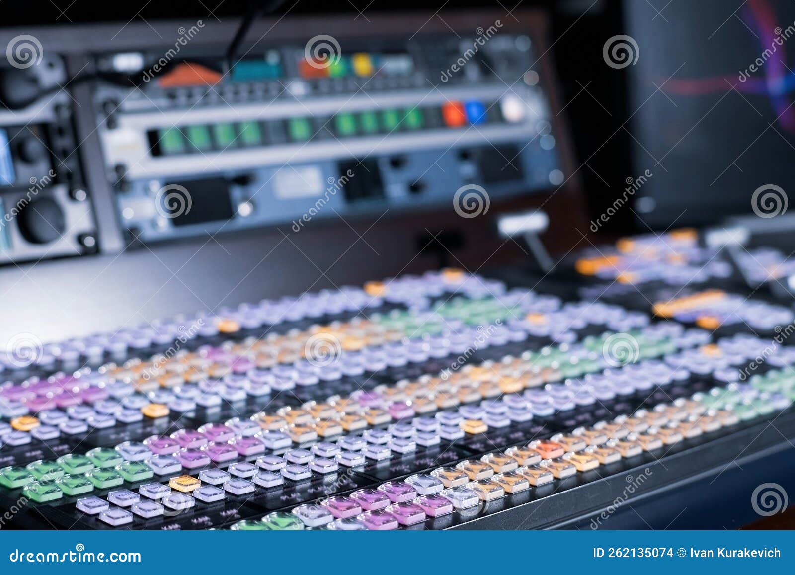 Large Digital Control Panel. Managing the Technical Process of ...