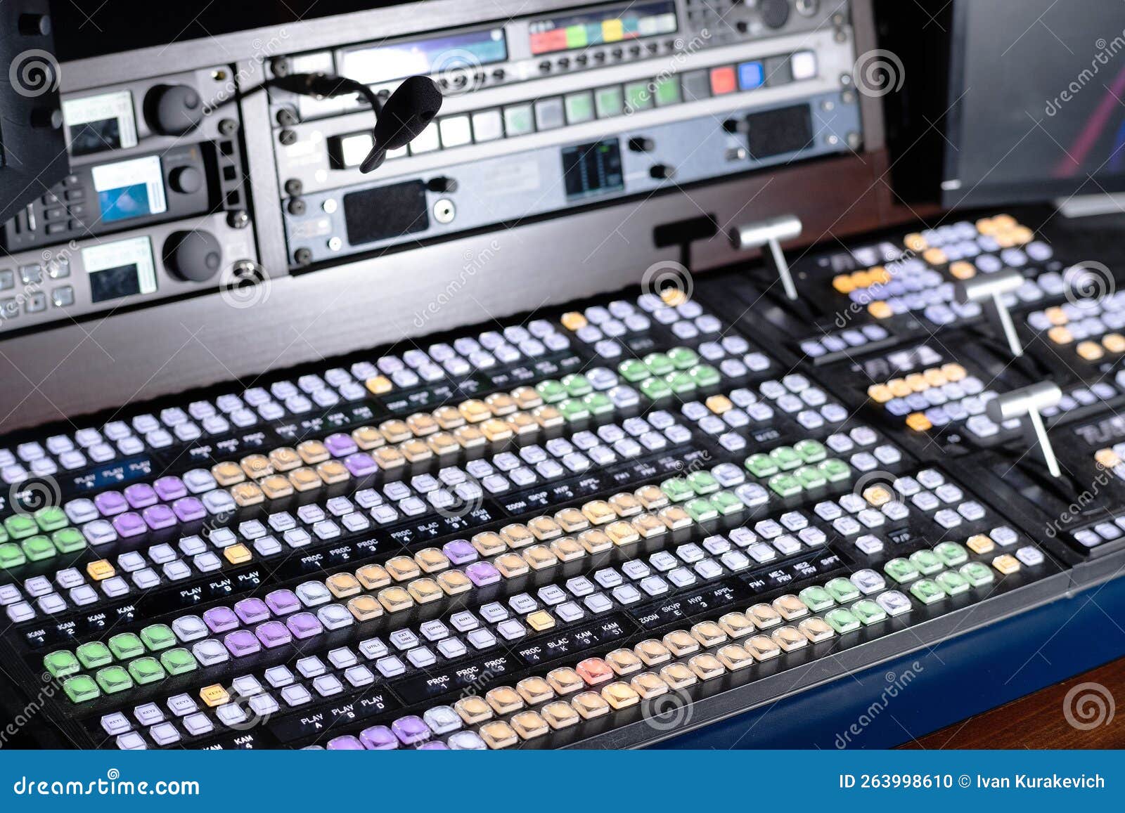 Large Digital Control Panel. Managing the Technical Process of ...