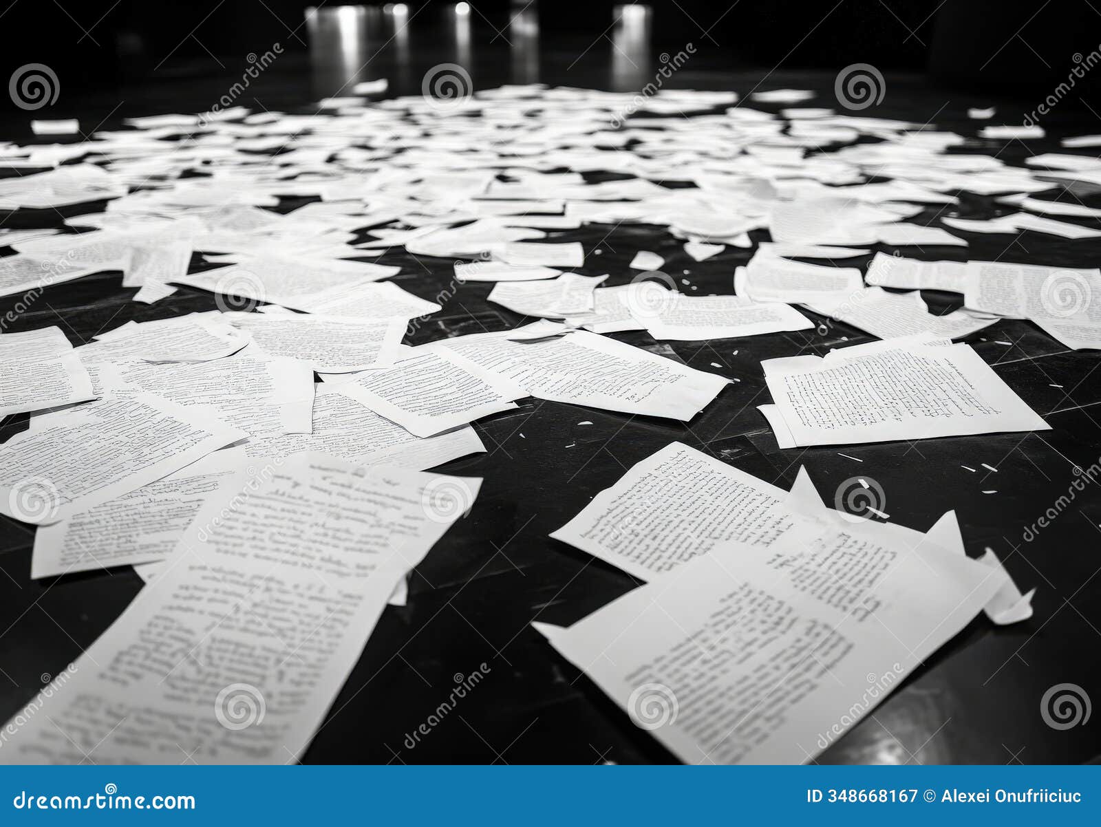 A Large, Disorganized Pile of Papers is Currently Laying on the Ground ...