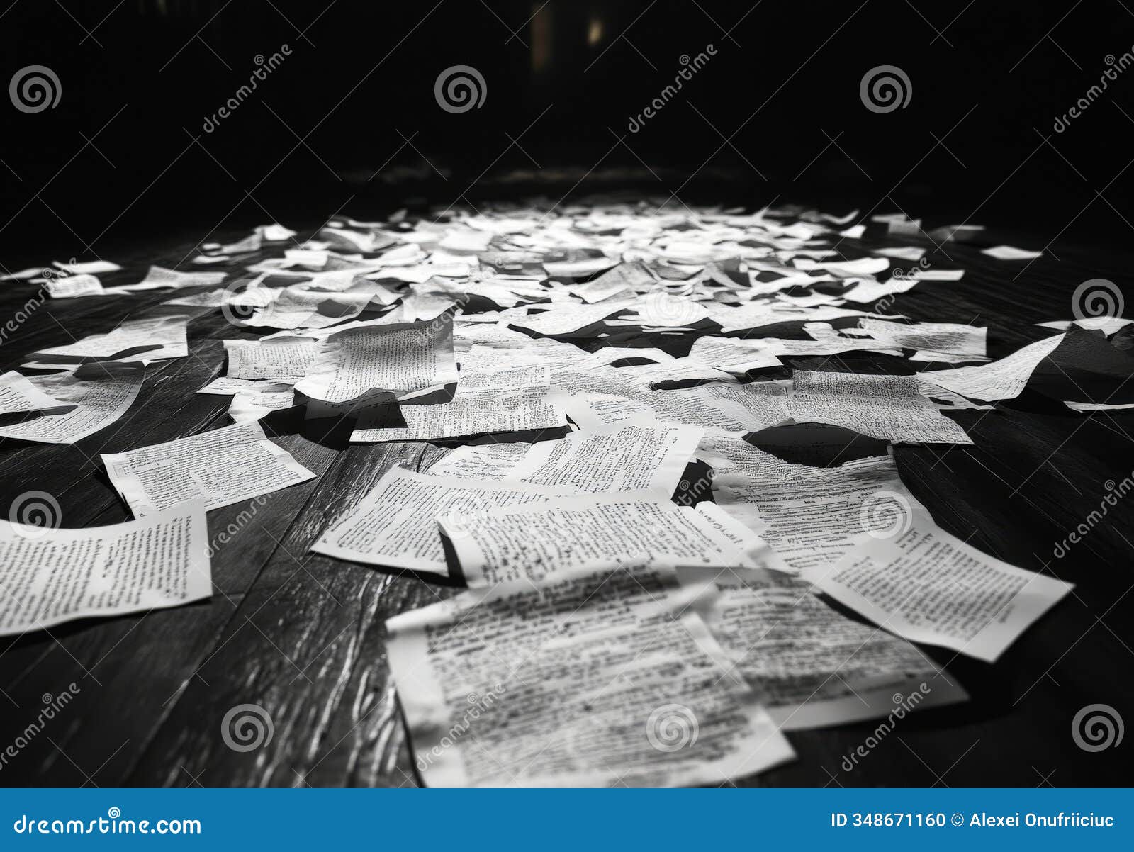 A Large, Disorganized Pile of Papers is Currently Laying on the Ground ...