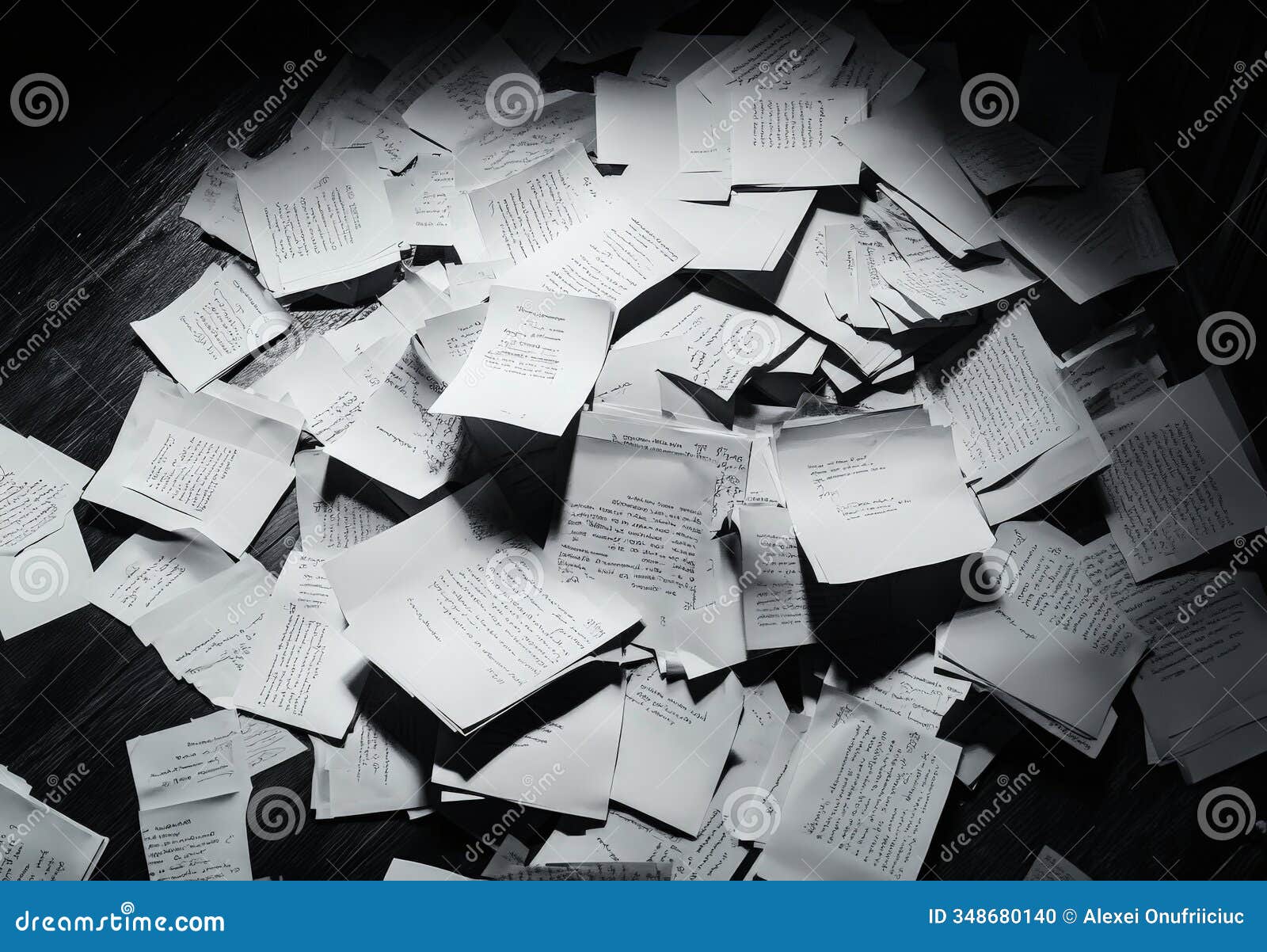 A Large, Disorganized Pile of Papers is Currently Laying on the Ground ...