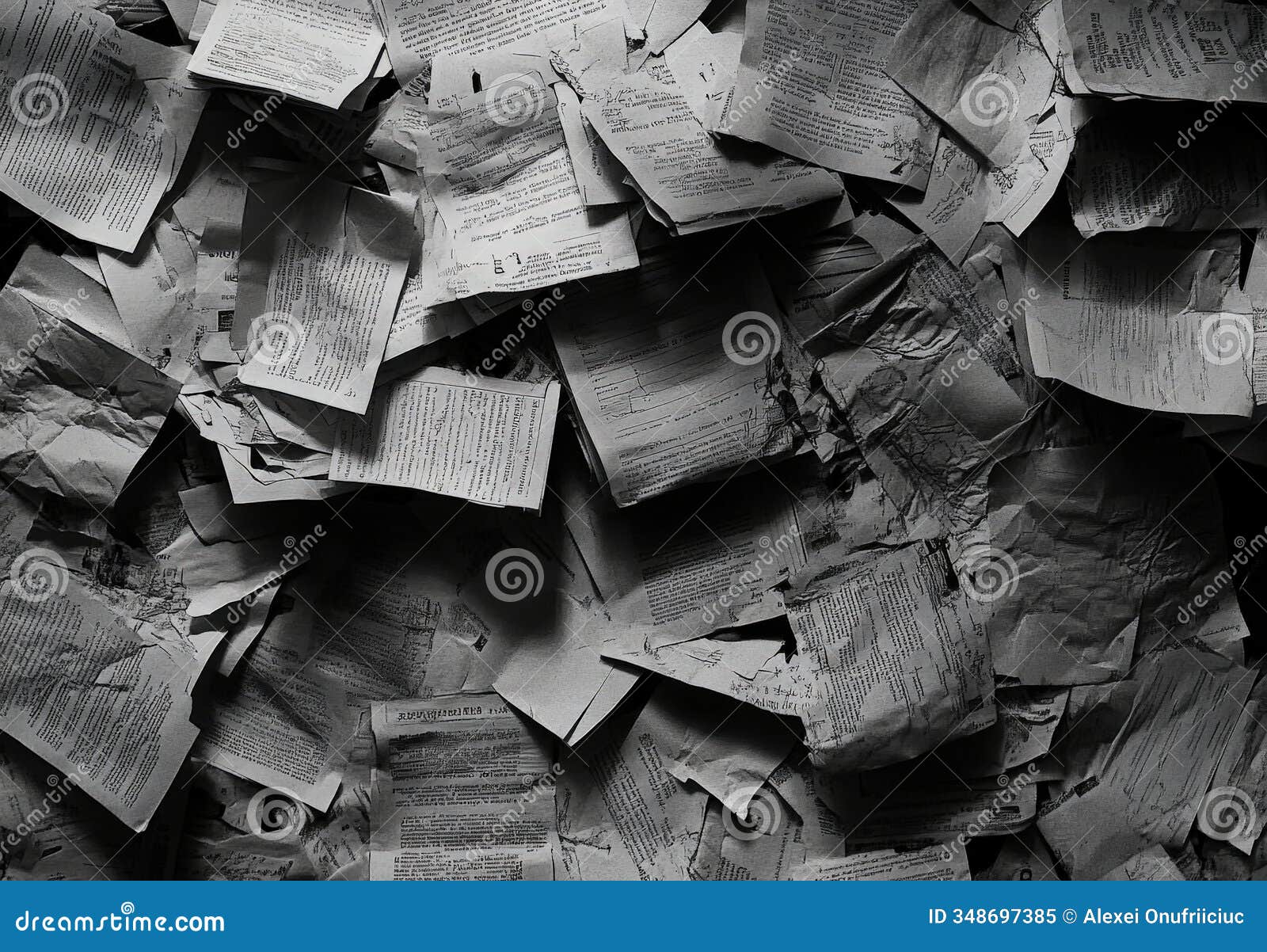 A Large, Disorganized Pile of Papers is Currently Laying on the Ground ...