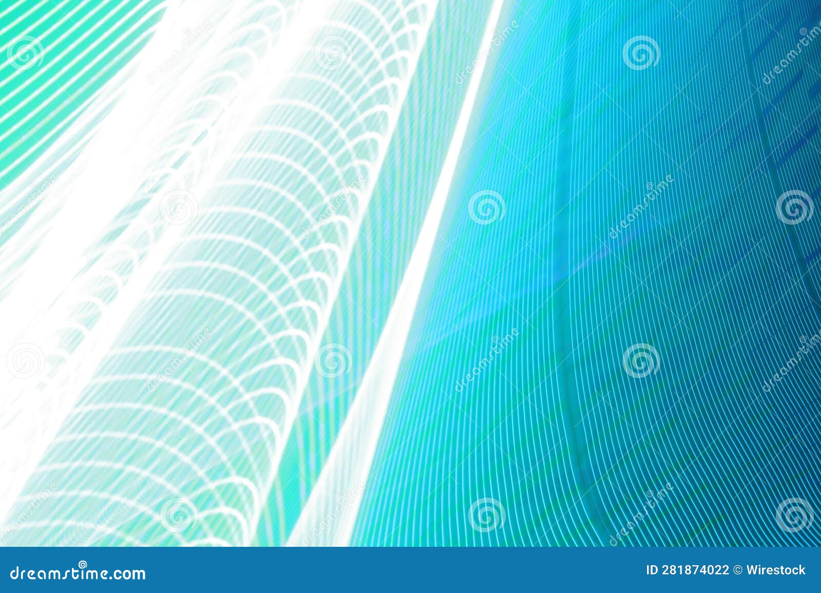 Large Display Featuring a Pattern of Blue Lights Radiating Outward ...