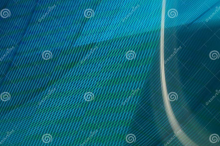 Large Display Featuring a Pattern of Blue Lights Radiating Outward ...