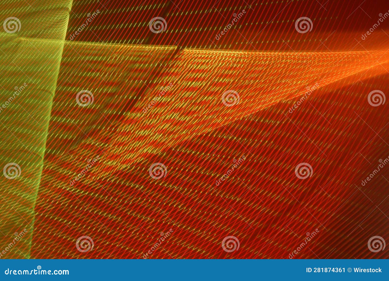 Large Display Featuring a Pattern of Red Lights Radiating Outward Along ...