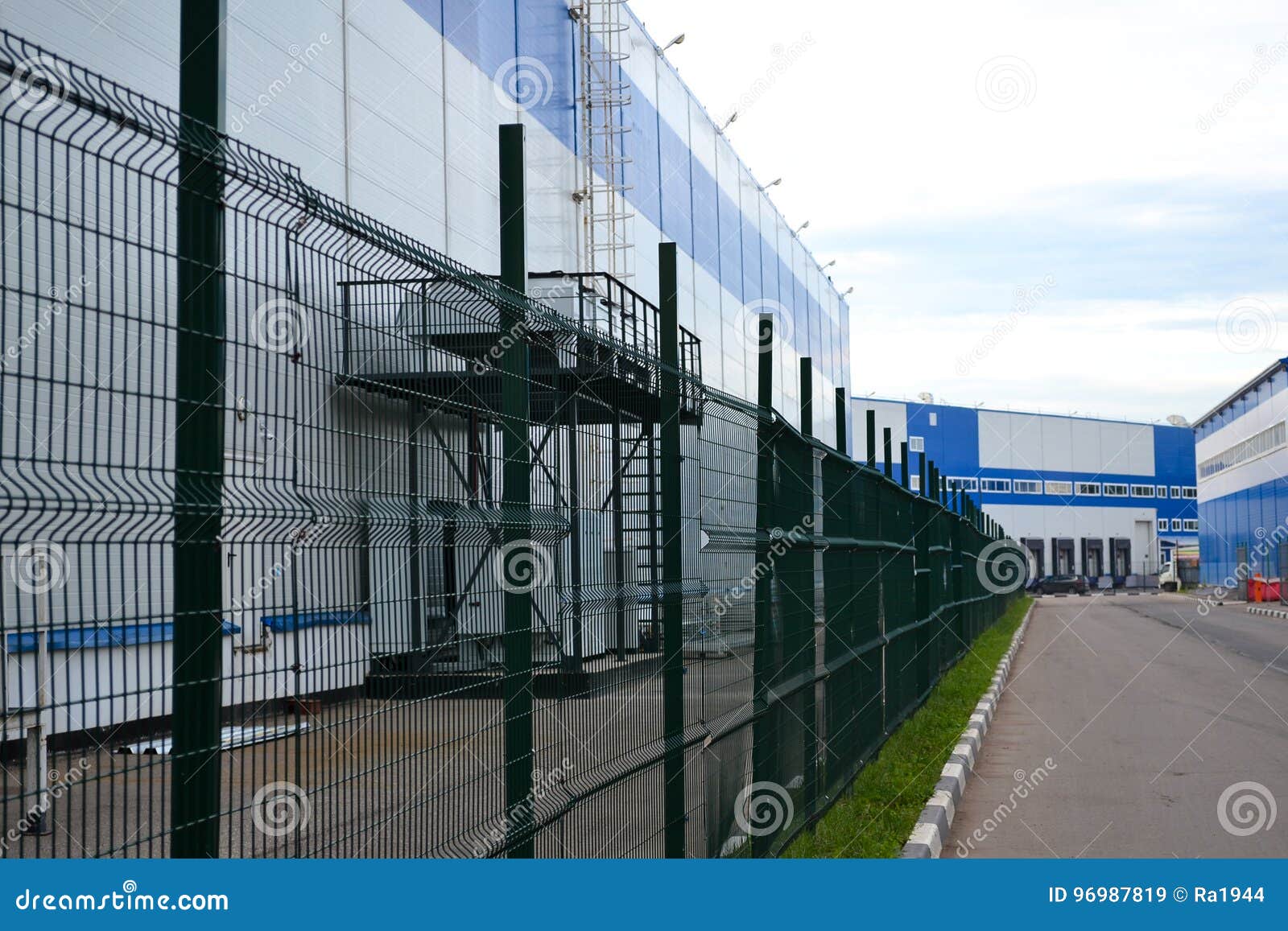 Large Distribution Warehouse with Gates for Loading Goods Stock Image ...