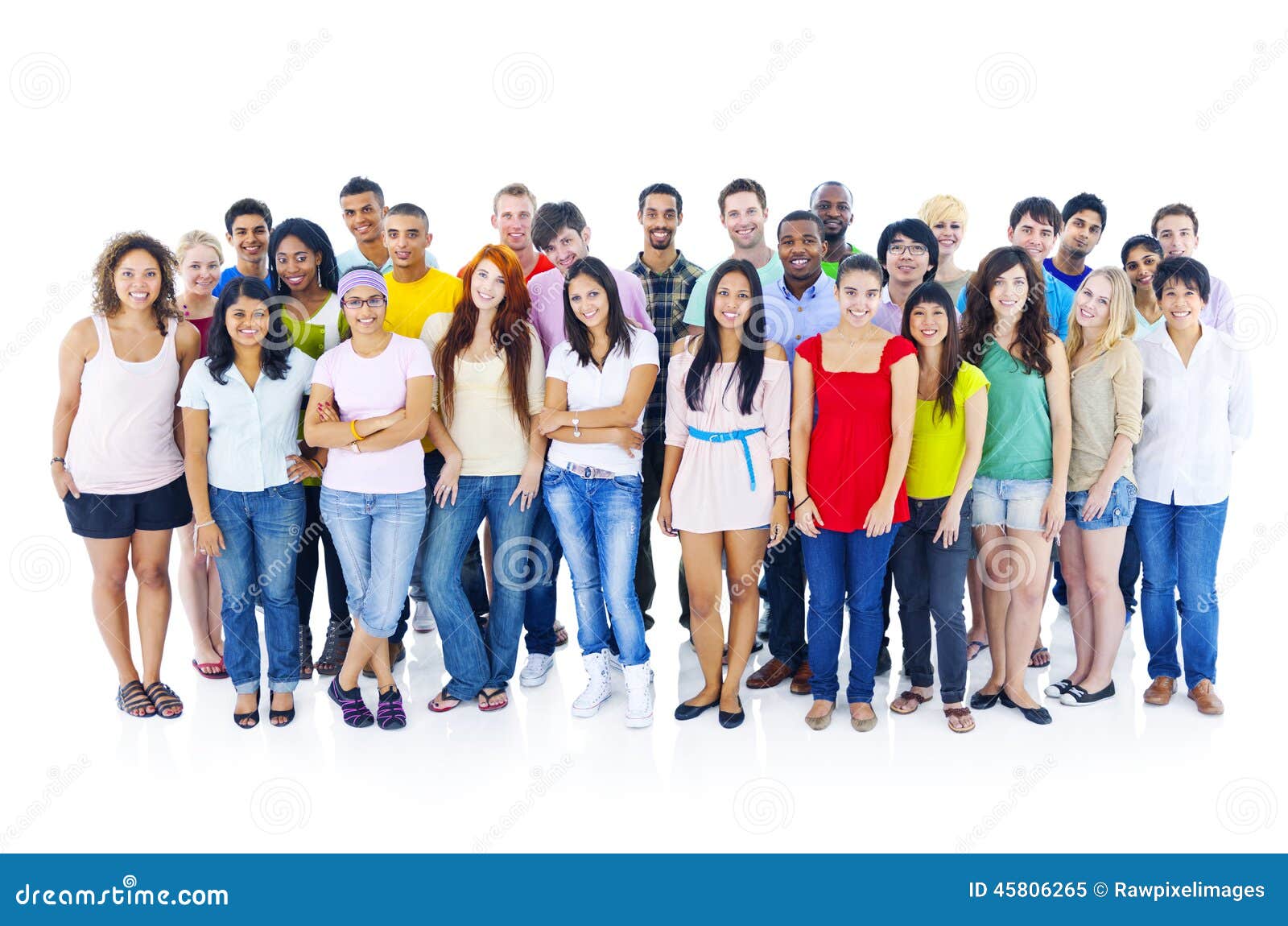 Large Diverse Group Of People Stock Photo - Image: 45806265