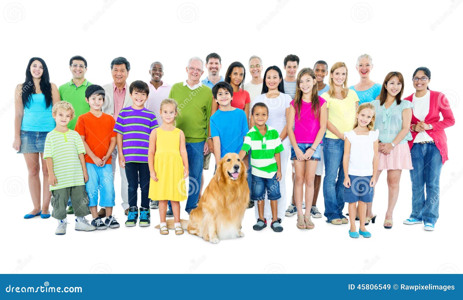 Large Diverse Group of People Stock Image - Image of indian, boys: 45806549