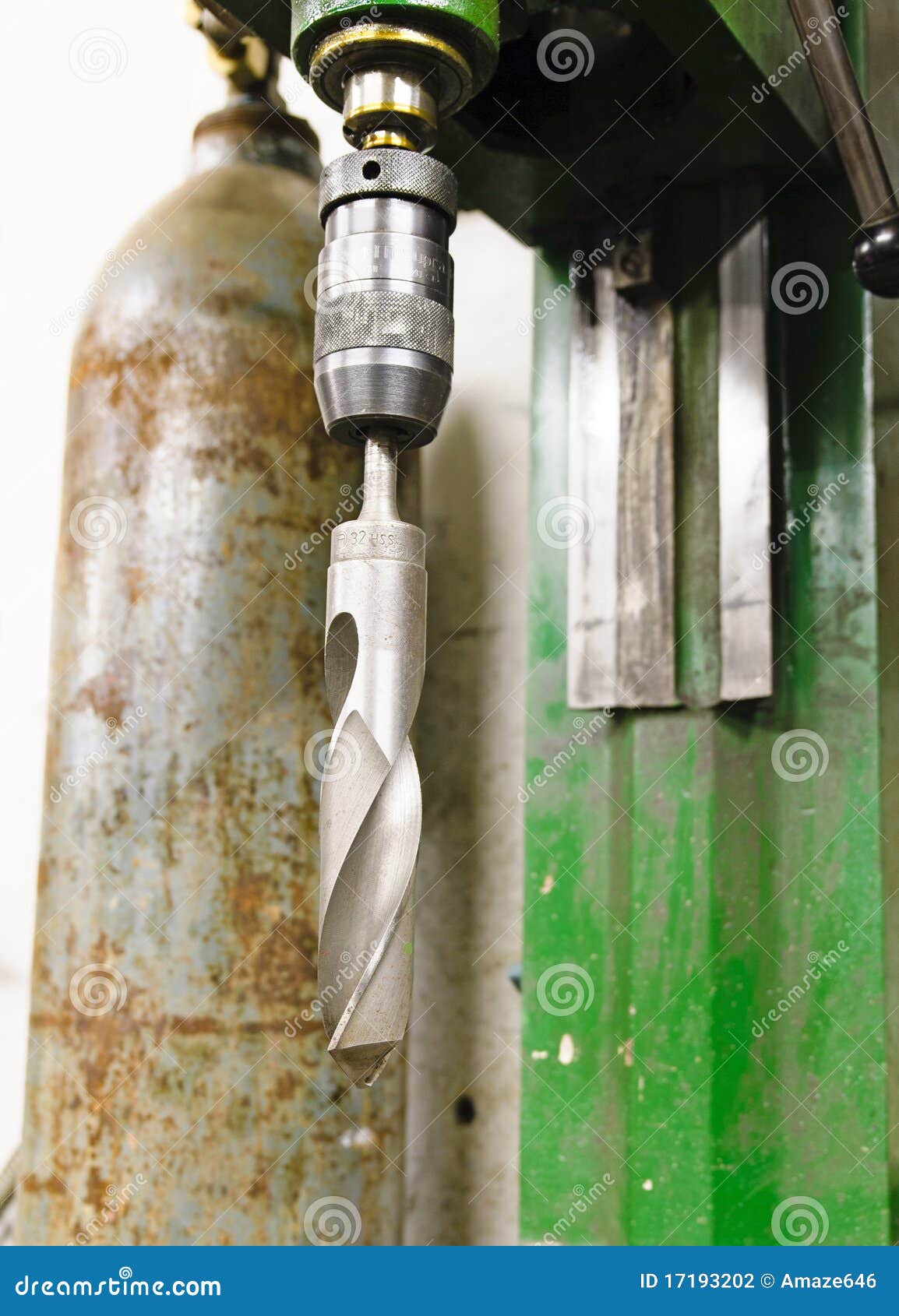Large drilling machine stock photo. Image of stainless - 17193202