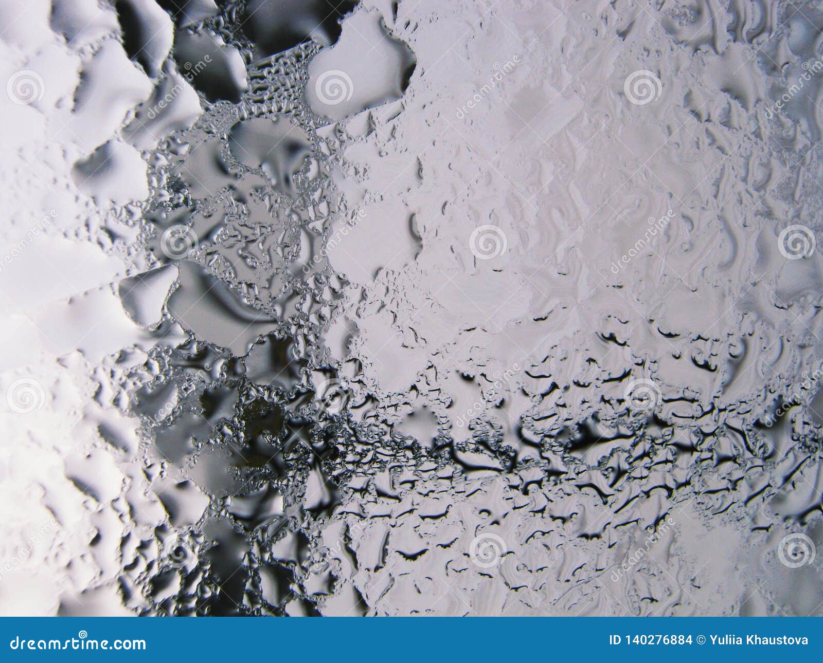 Large Drops of Water on the Window Stock Photo - Image of window, clear ...