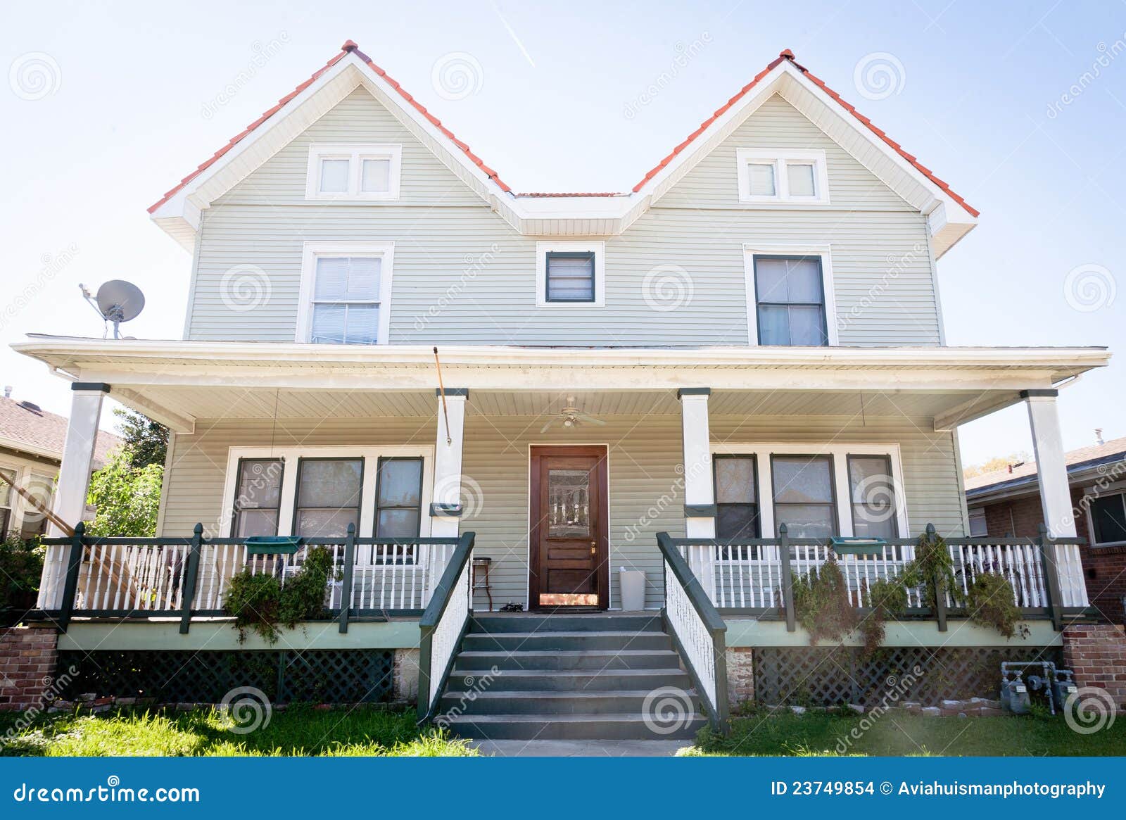 Large Duplex Home stock photo. Image of duplex, develop - 23749854