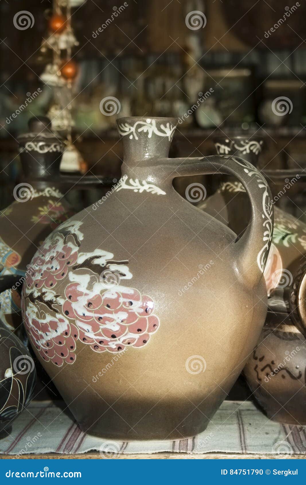 Large earthenware jug stock photo. Image of asia, history - 84751790