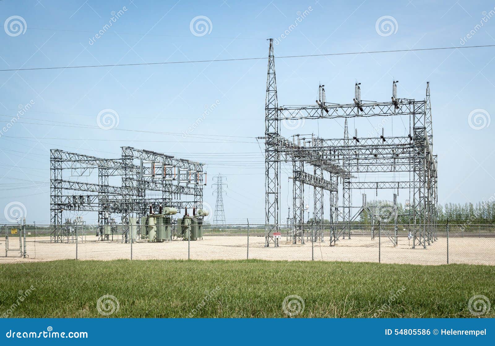 Large Electrical Power Station. Stock Photo - Image of ceramic, station ...