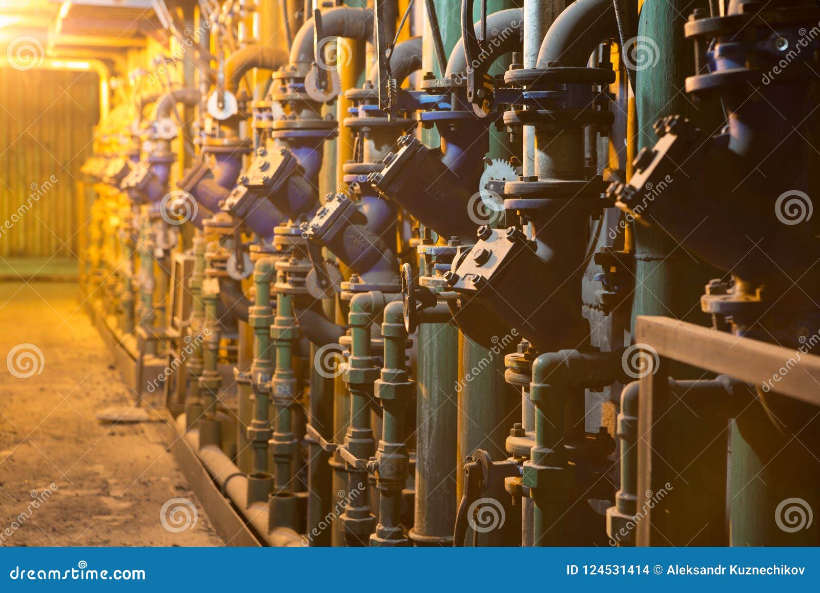 Large Electrical Room. Control Room of a Extra Large Cargo Ship Stock ...
