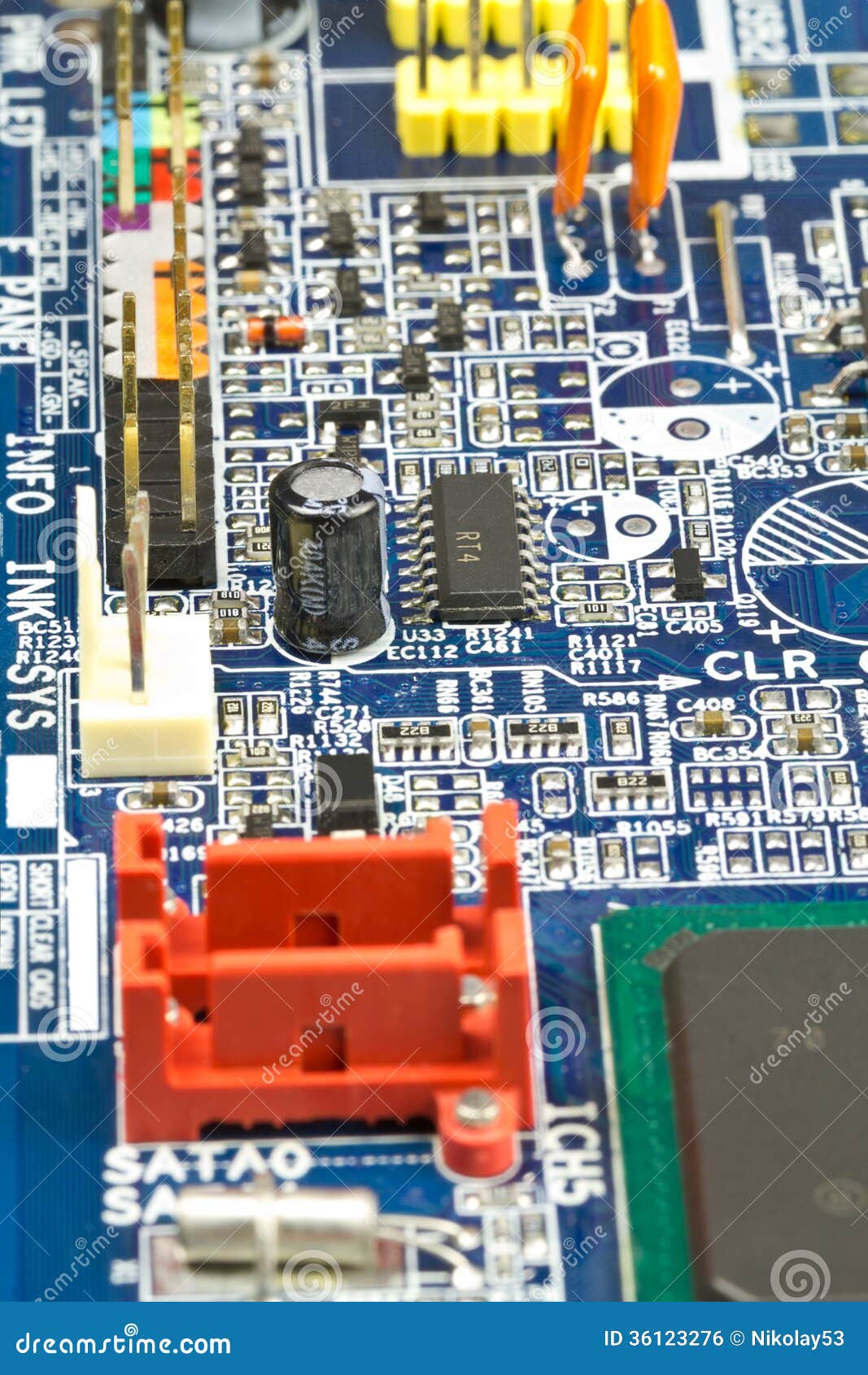 A Large Electronic Board.#4 Stock Photo - Image of power, processor ...