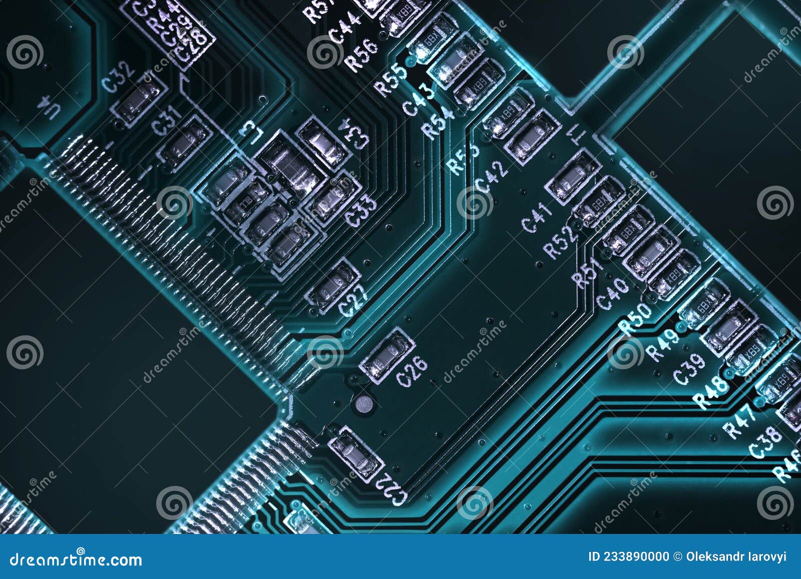 Large Elements of the SSD Memory Storage for a Modern Microchip of a ...