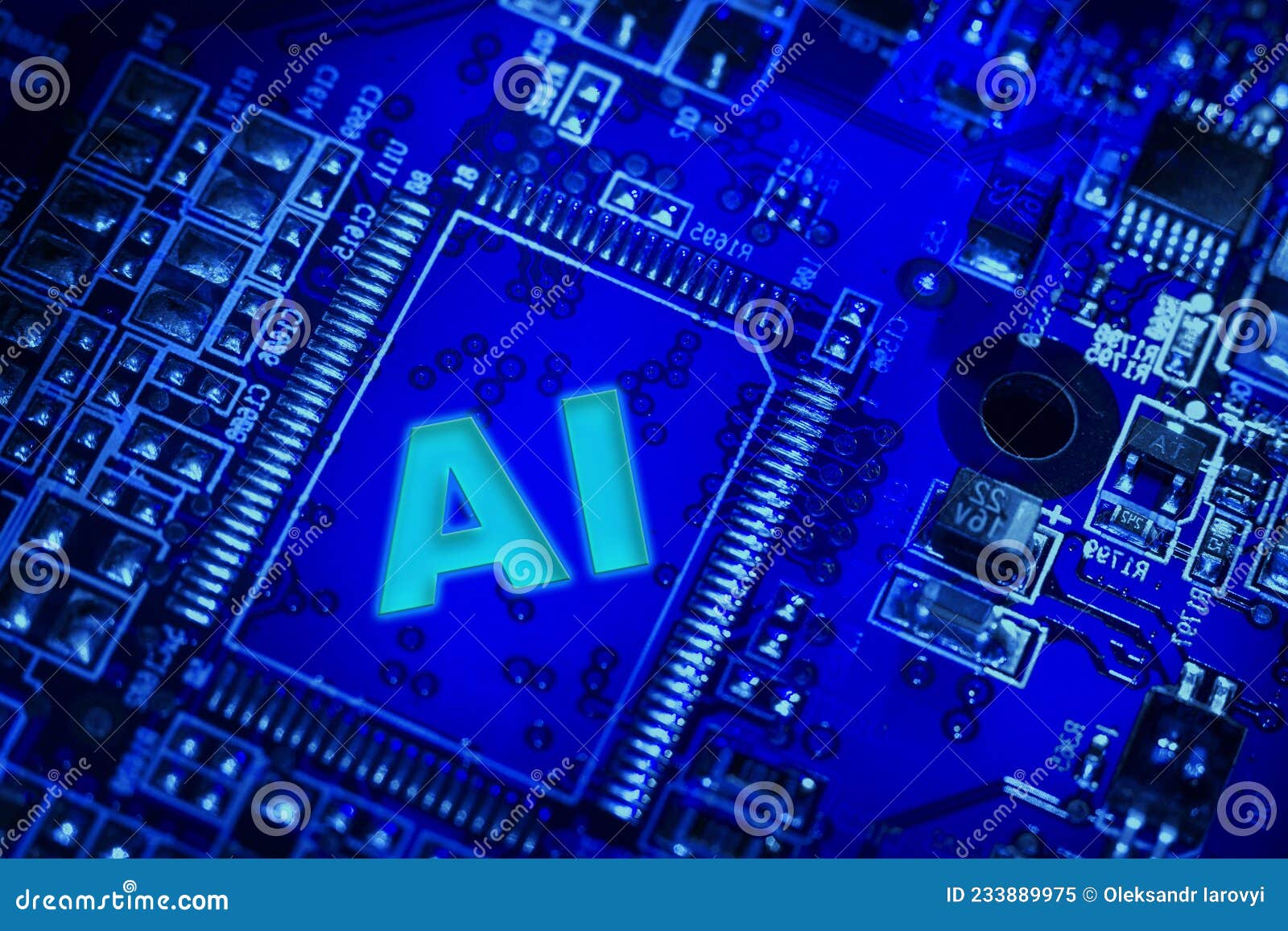 Large Elements of a Video Card for a Modern New Generation Microchip ...