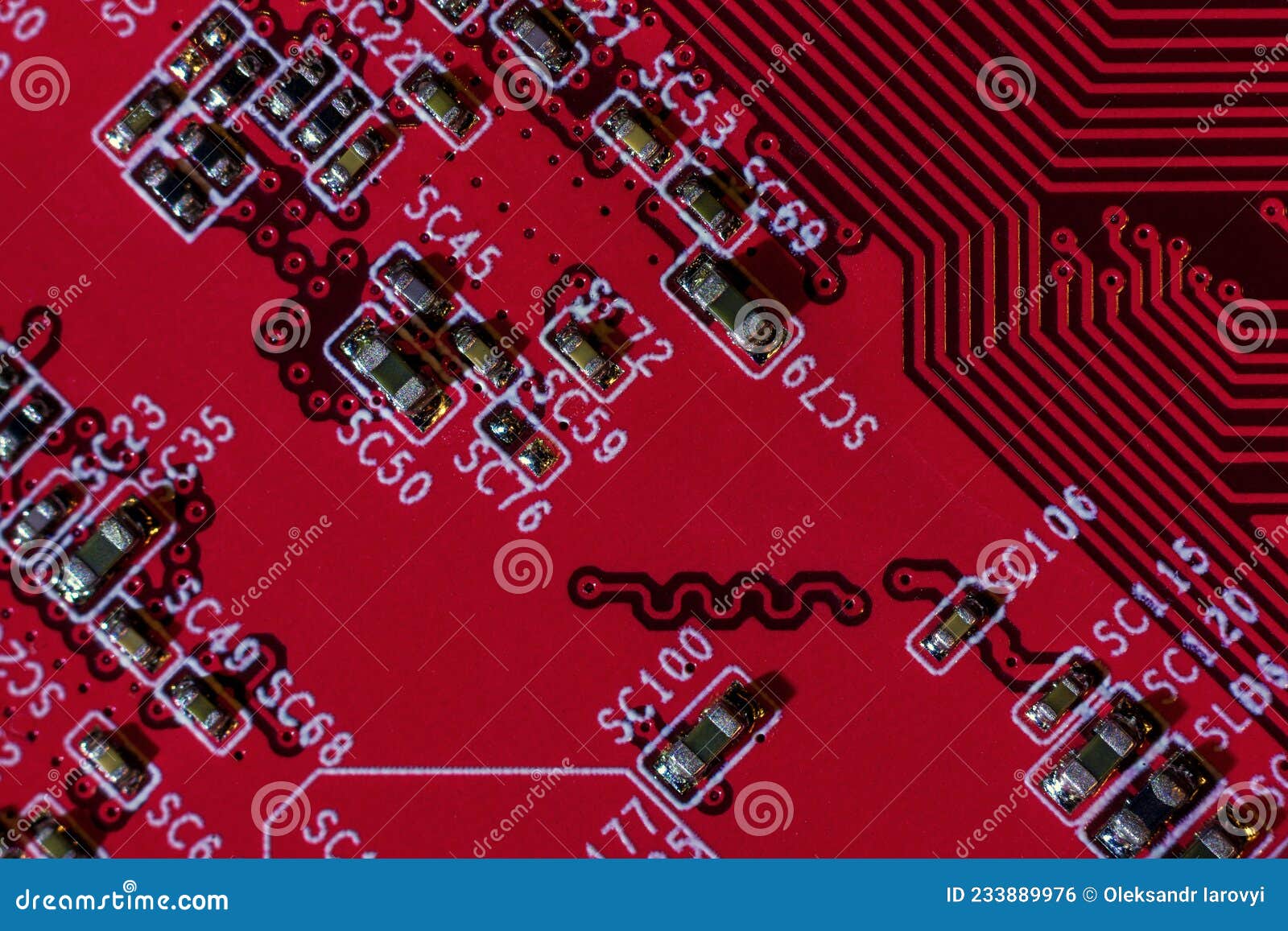 Large Elements of a Video Card for a Modern New Generation Microchip ...