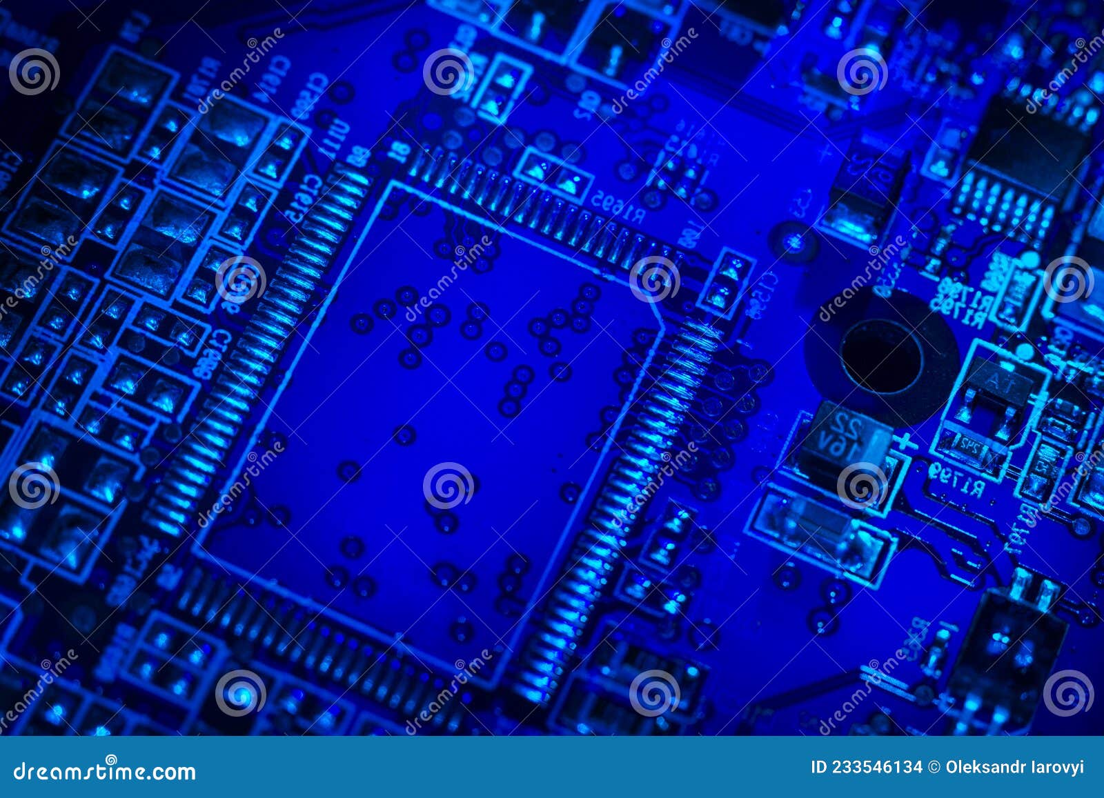 Large Elements of a Video Card for a Modern New Generation Microchip ...