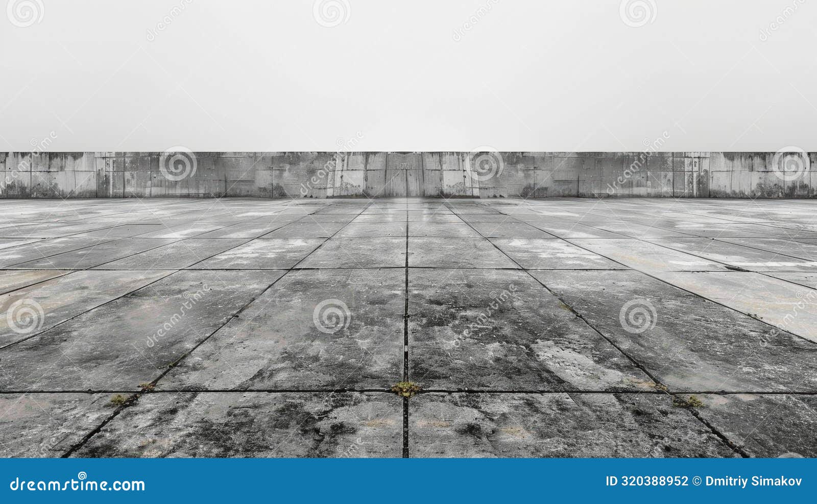 A large empty concrete stock photo. Image of floor, basement - 320388952