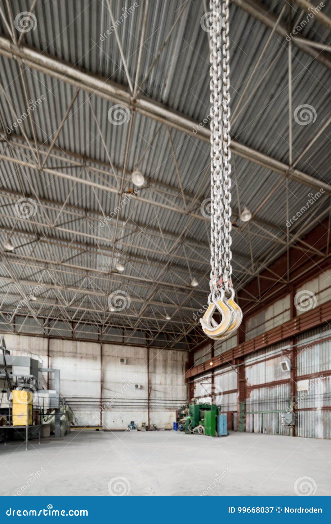 A Large Empty Factory Building. Stock Image - Image of modern ...