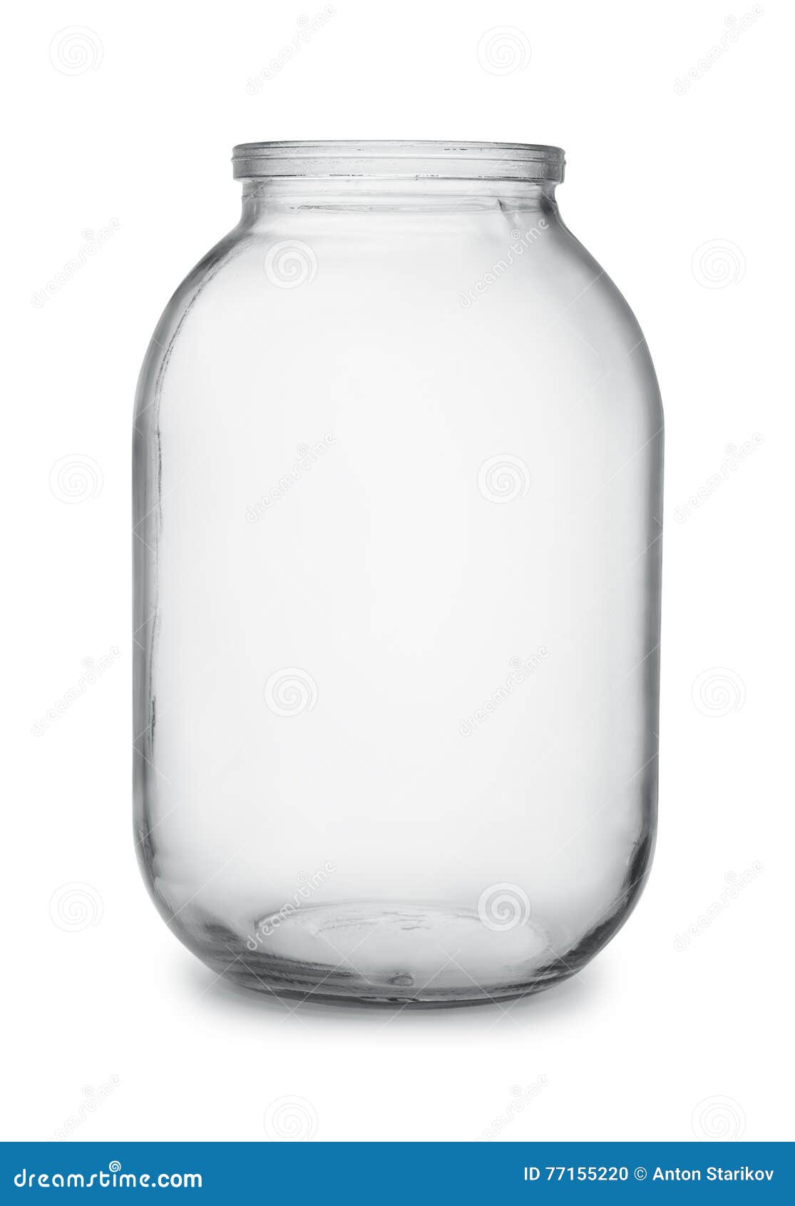 Large Empty Glass Canning Jar Stock Photo - Image of equipment, empty ...