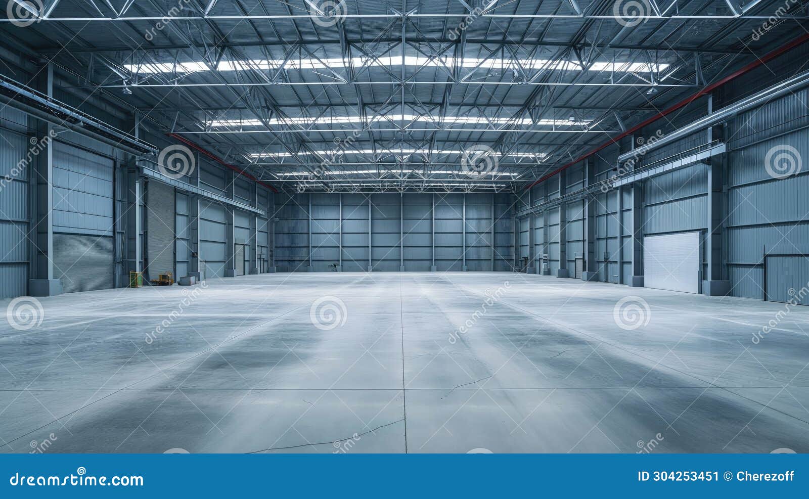 Large empty storage room stock image. Image of inside - 304253451