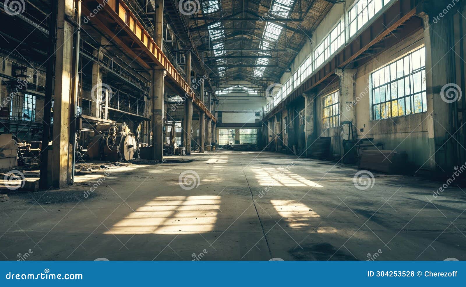 Large empty storage room stock photo. Image of large - 304253528