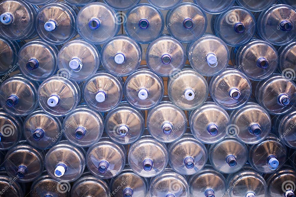 Large empty water jugs stock image. Image of reservoir - 233406515