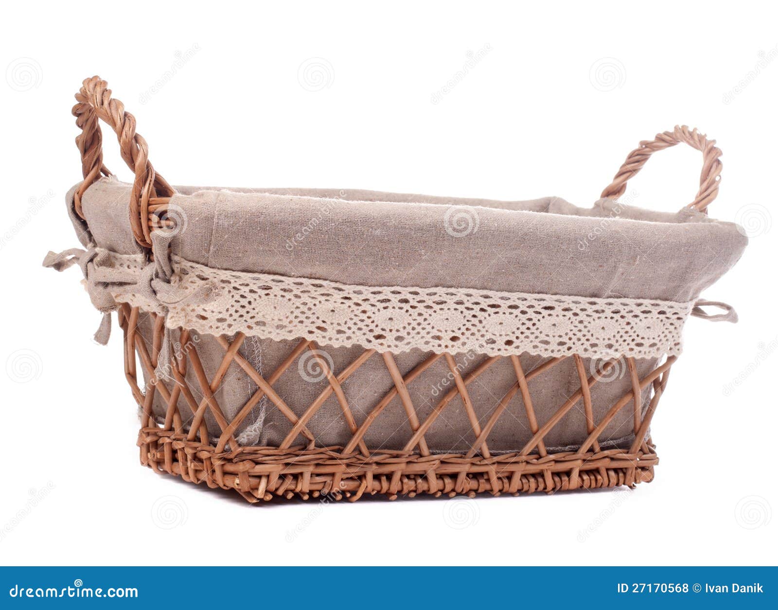 Large empty wicker basket stock photo. Image of decorative - 27170568