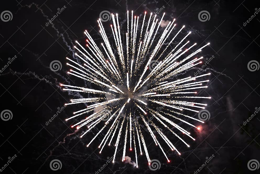 Large exploding firework stock photo. Image of bright - 326485260