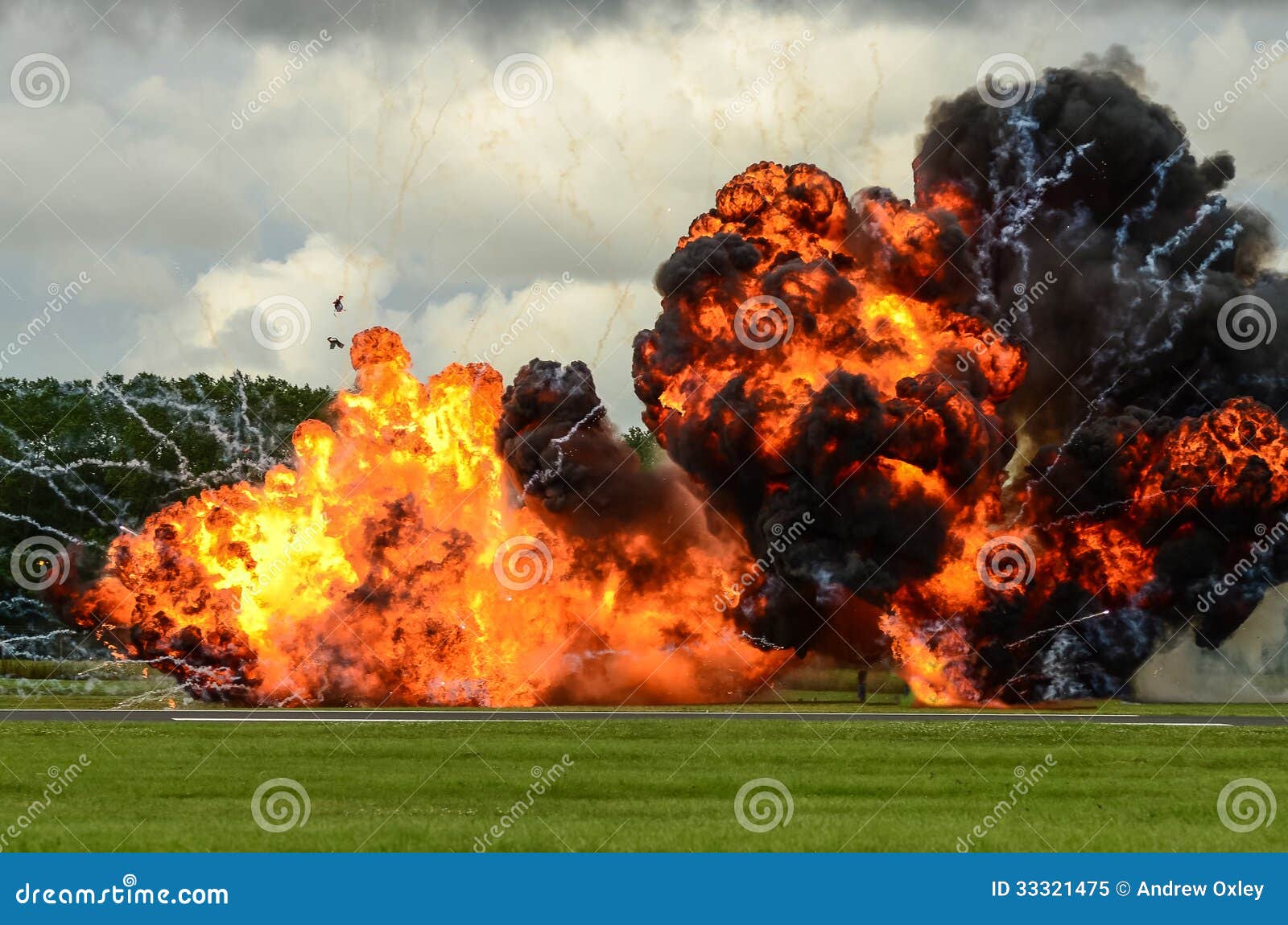 Large explosion stock image. Image of pyrotechnics, blast - 33321475