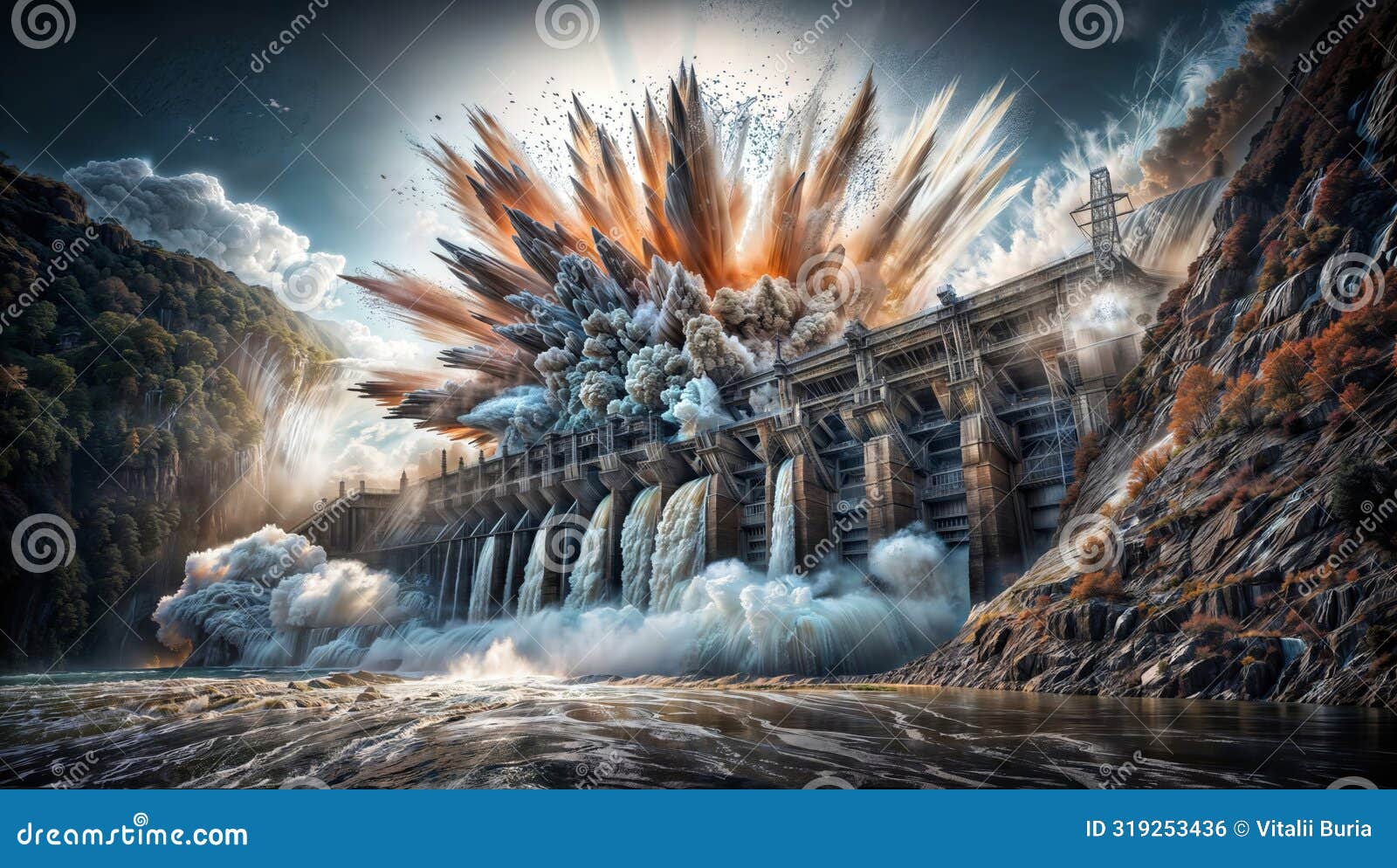 Damaged Hydroelectric: an Explosion at a Hydroelectric Power Station ...