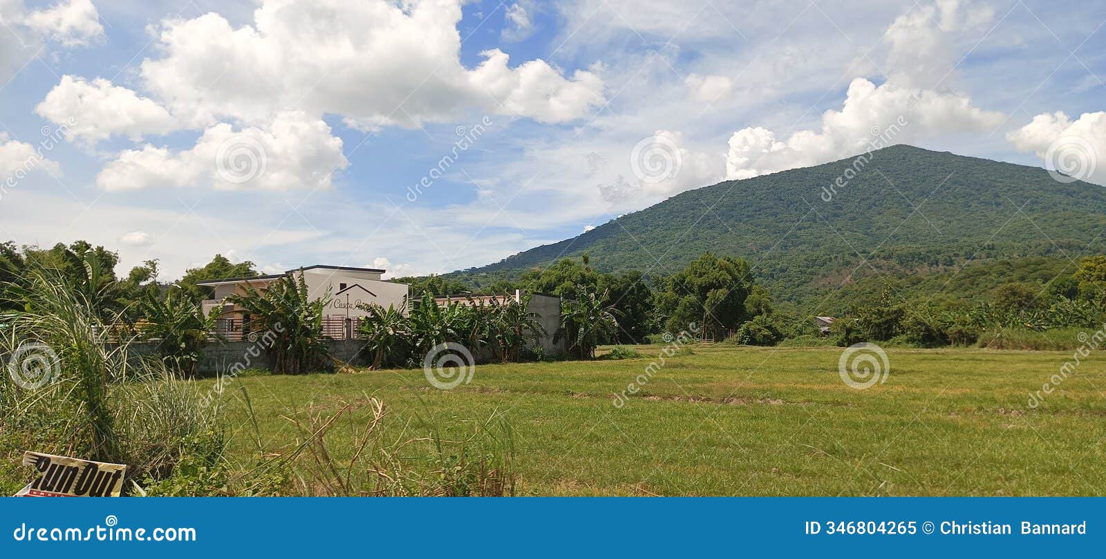 A Large Extinct Volcano in the Philippines Stock Image - Image of ...