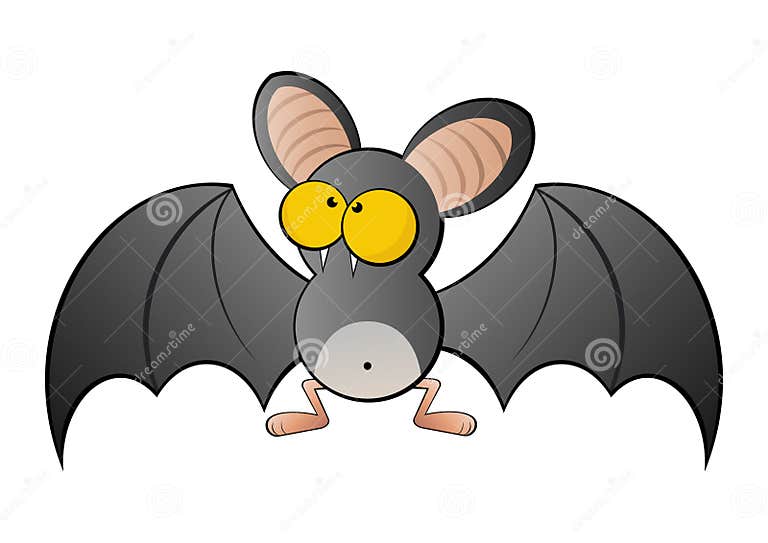 Large eyed bat stock vector. Illustration of stares, close - 9494829