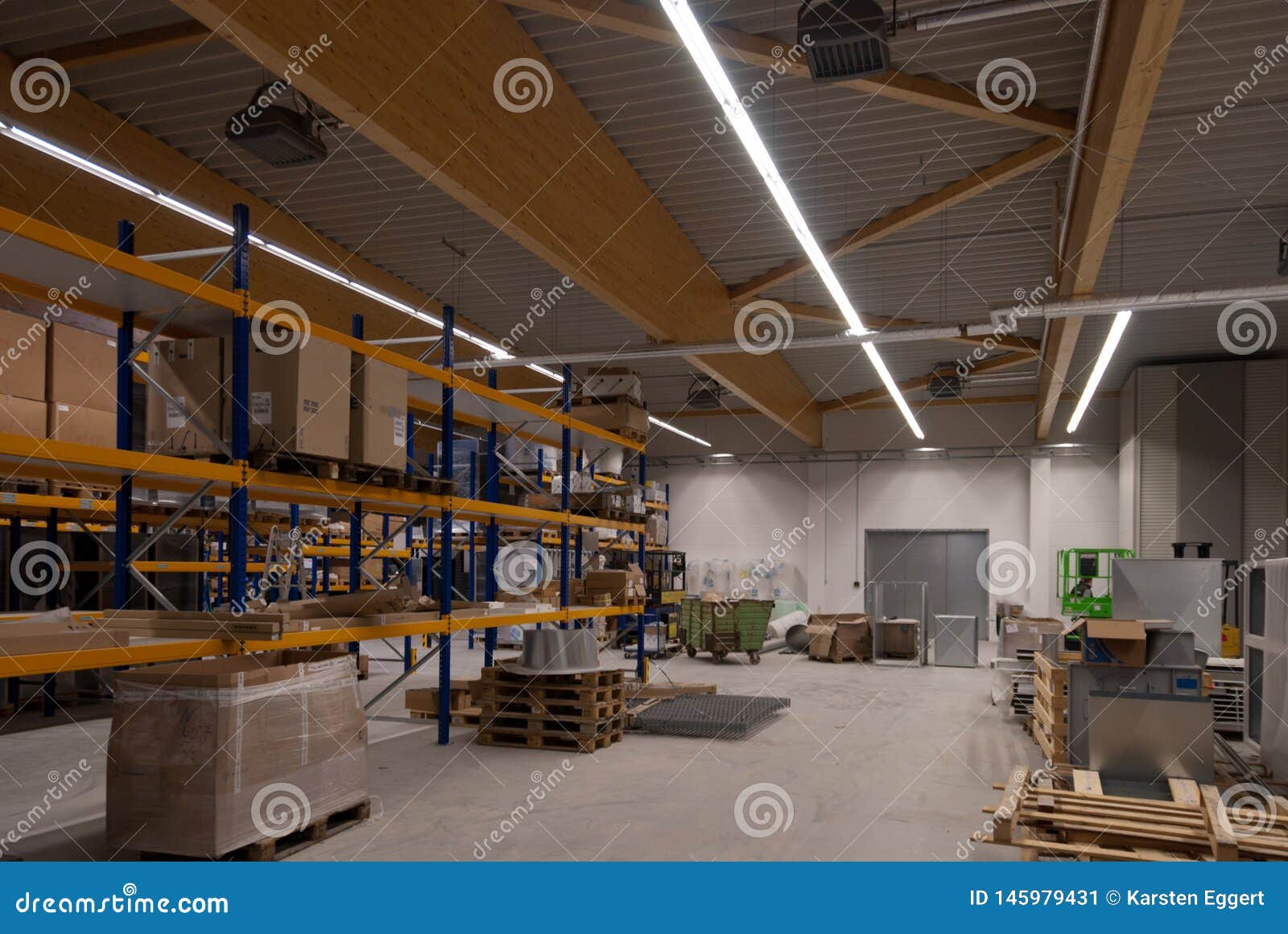 Large Factory Building is Converted into a Warehouse Stock Image ...