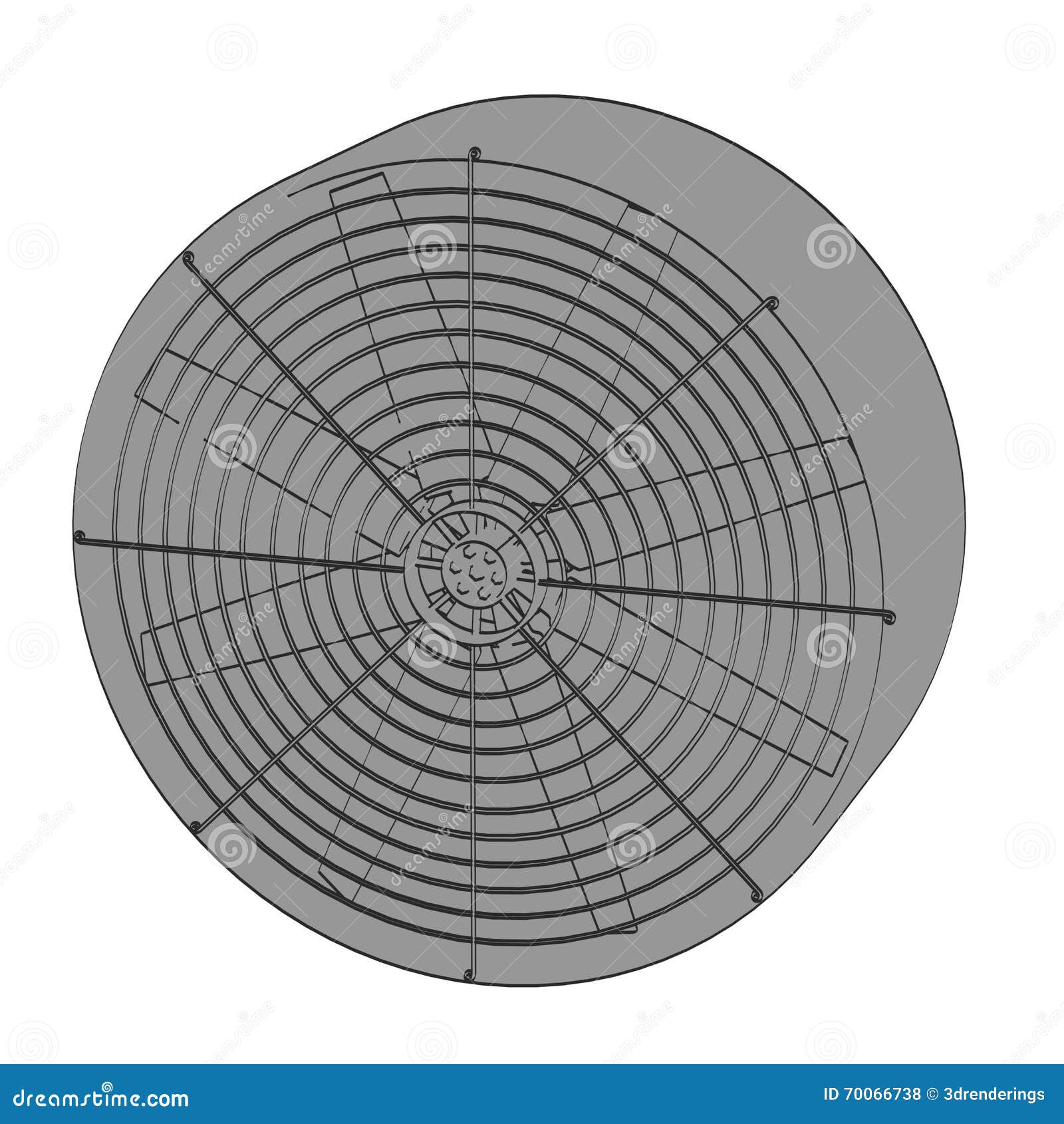 Large fan stock illustration. Illustration of vent, cartoon - 70066738