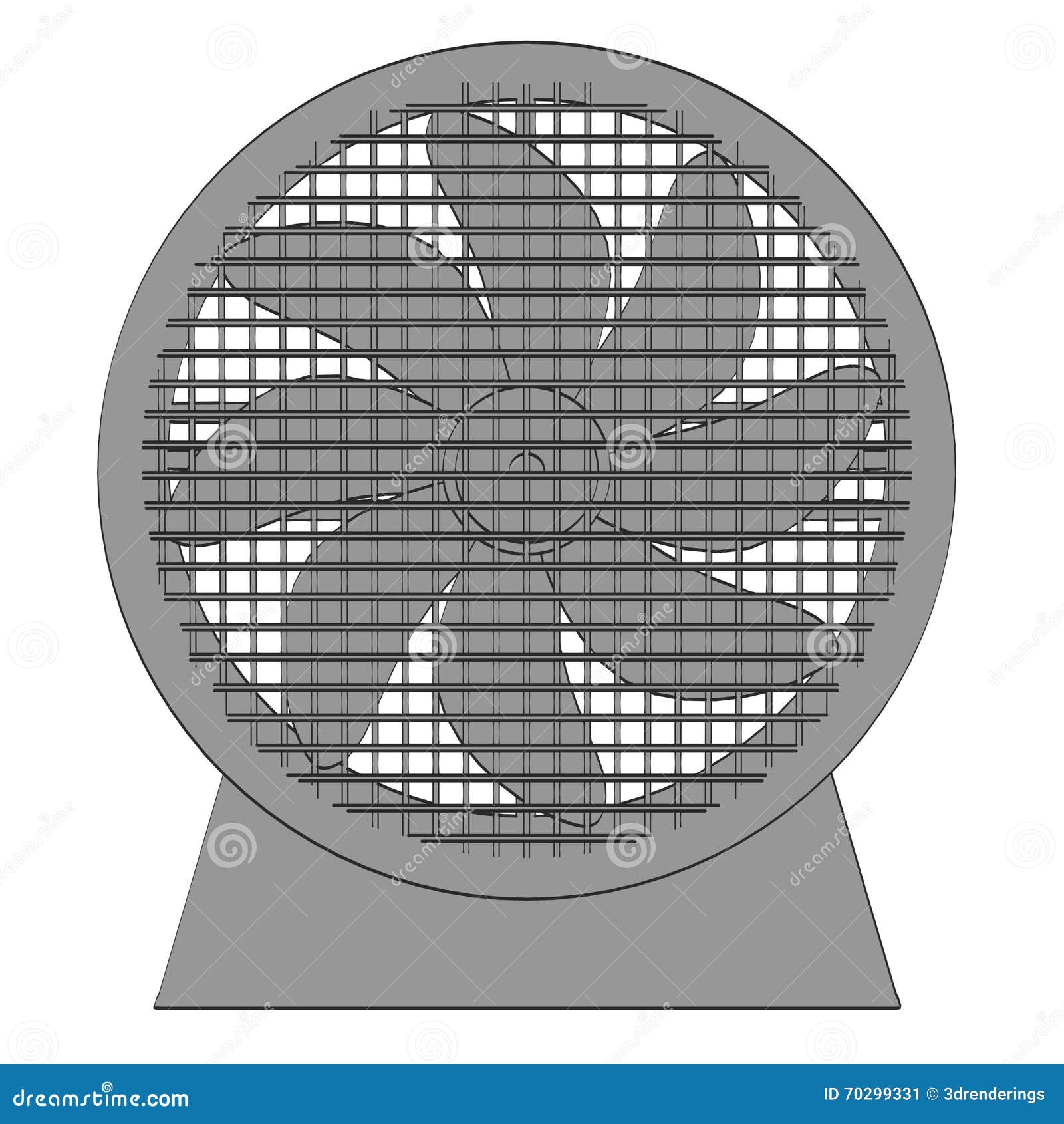 Large fan stock illustration. Illustration of electric - 70299331