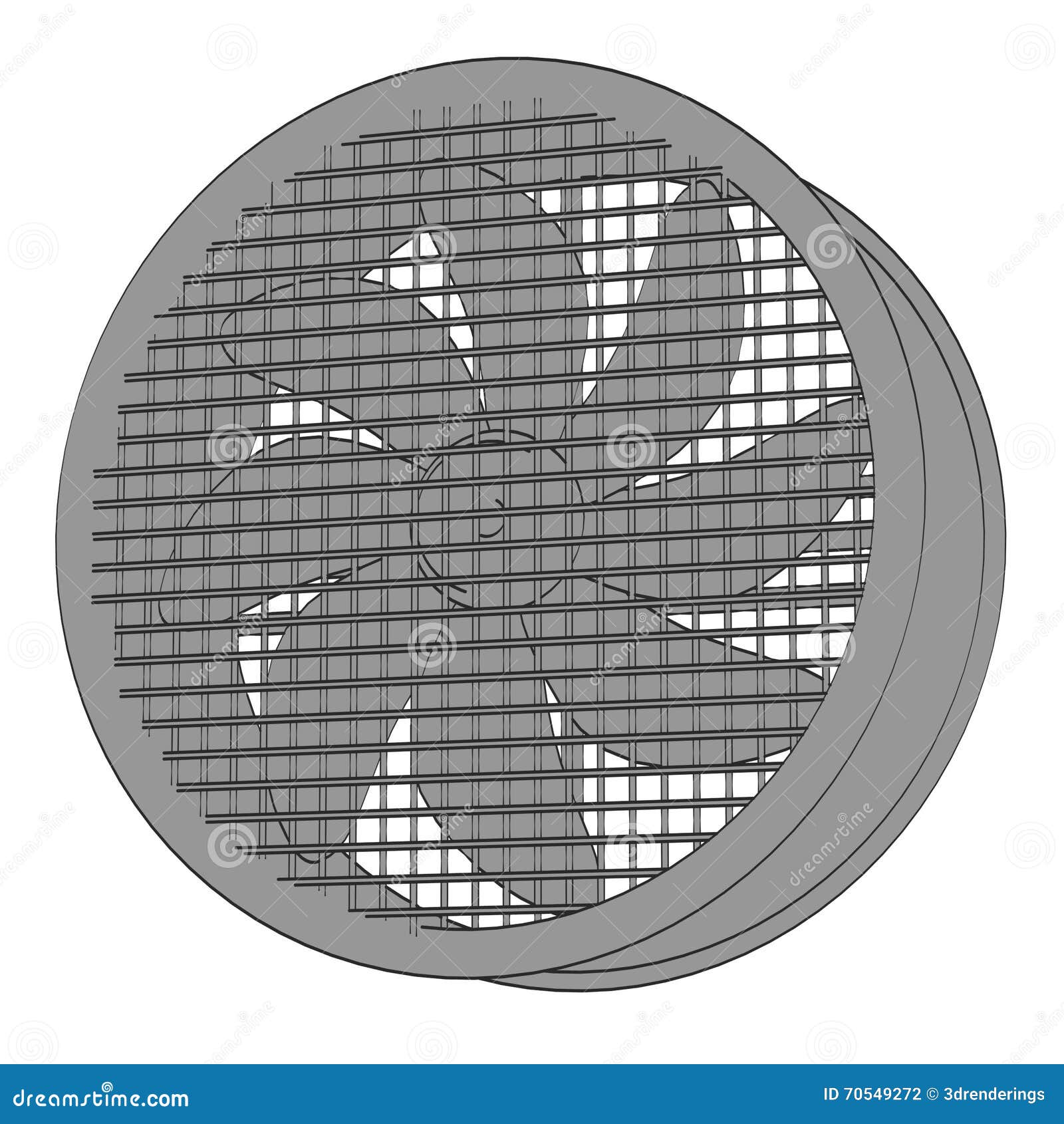 Large fan stock illustration. Illustration of blow, large - 70549272