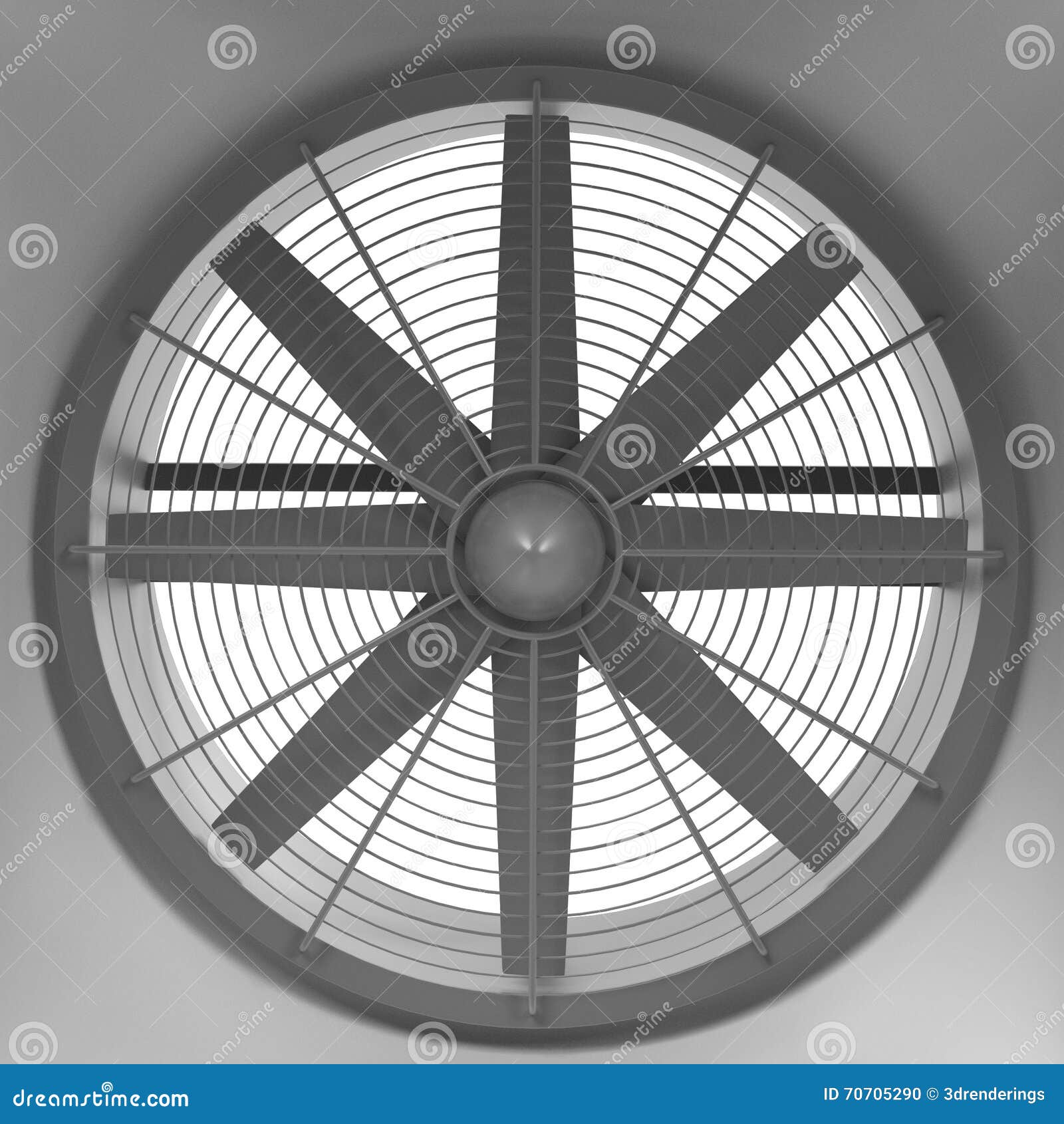 Large fan stock illustration. Illustration of rusty, blade - 70705290