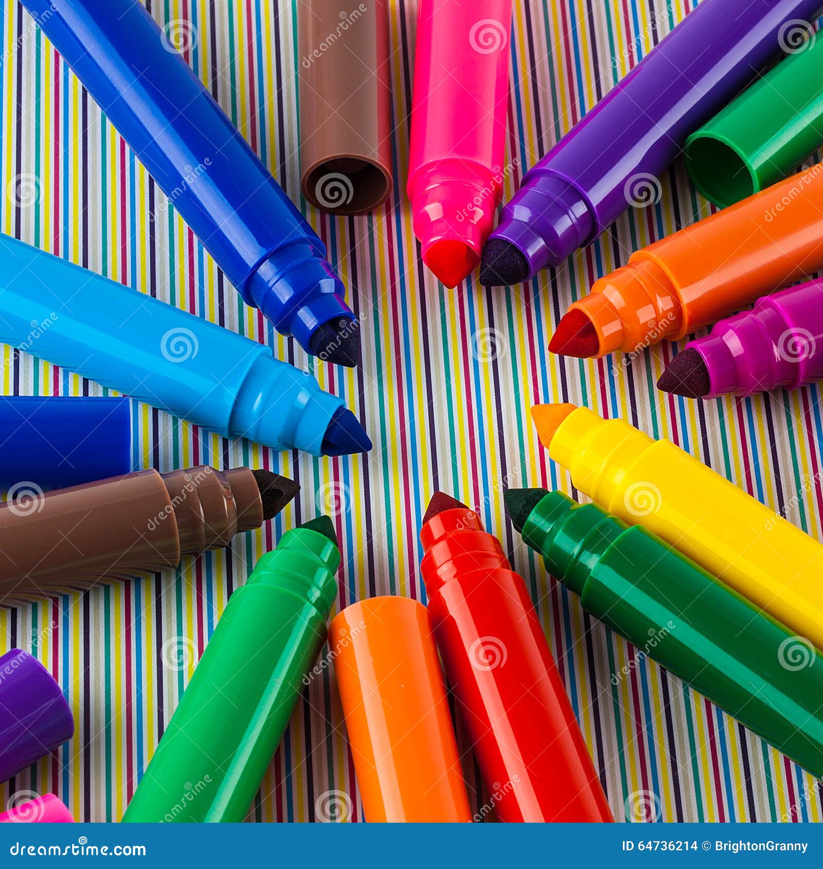 Large felt tip pens stock photo. Image of assorted, writing - 64736214
