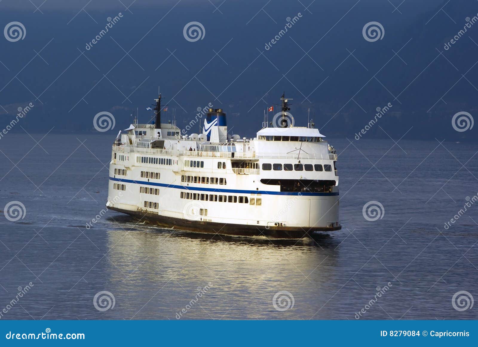 Large Ferry in the Pacific Northwest Horsehoe Bay Stock Photo - Image ...