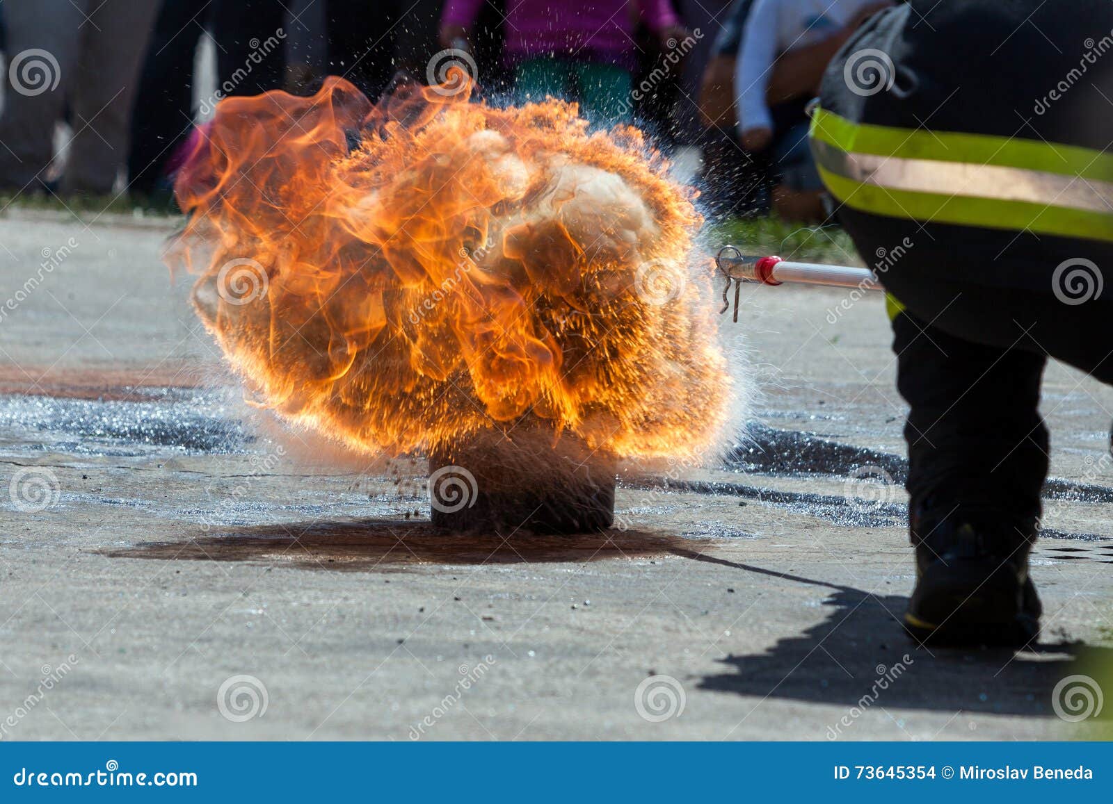 Large fire explosion stock photo. Image of fireplace - 73645354