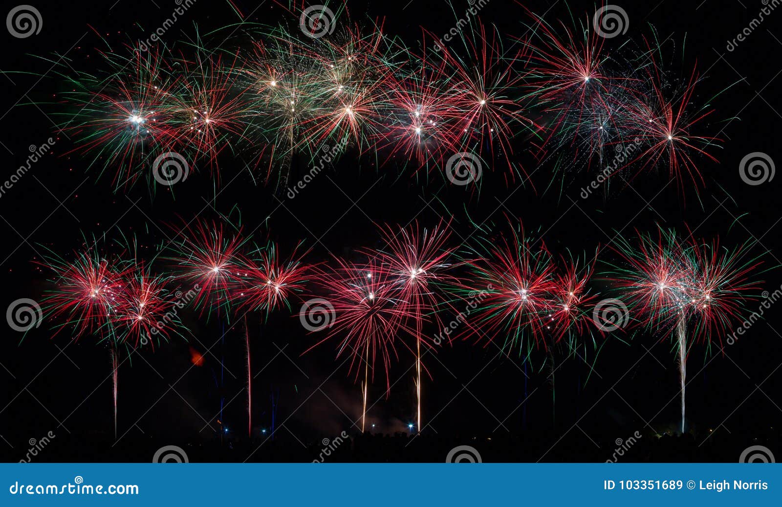 Large Firework display stock image. Image of celebration - 103351689